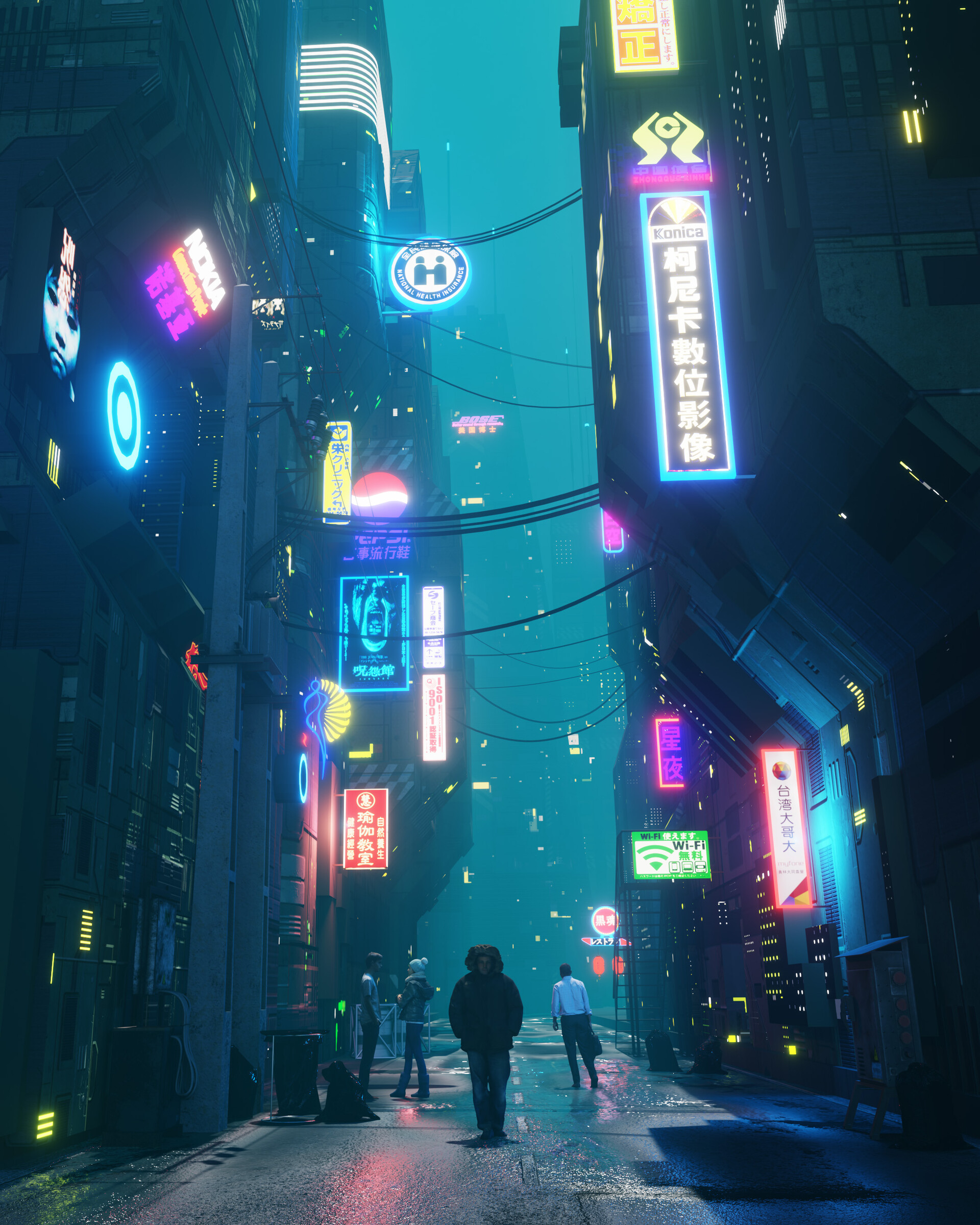 ArtStation - Neon Street