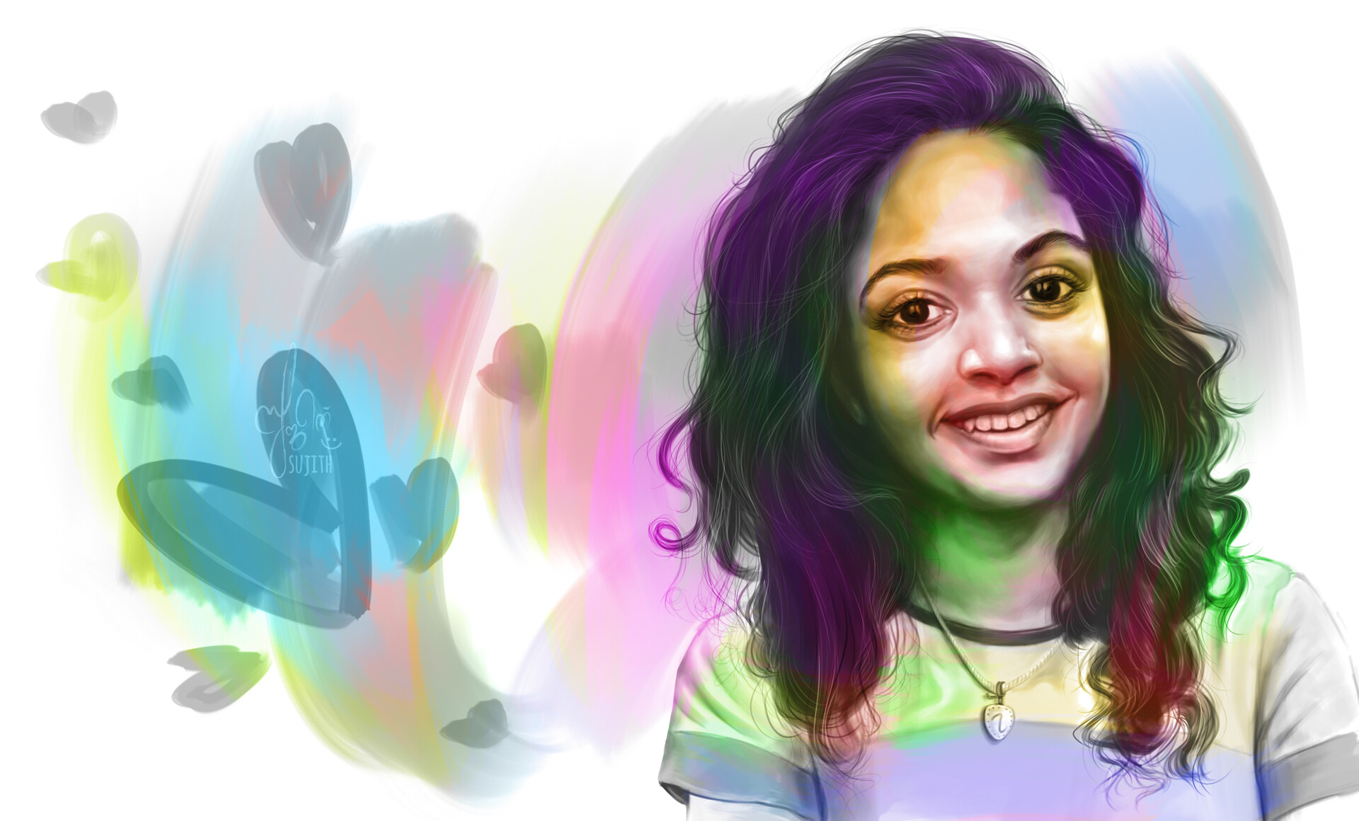 SUJITH TA - Portrait - Digital Sketching