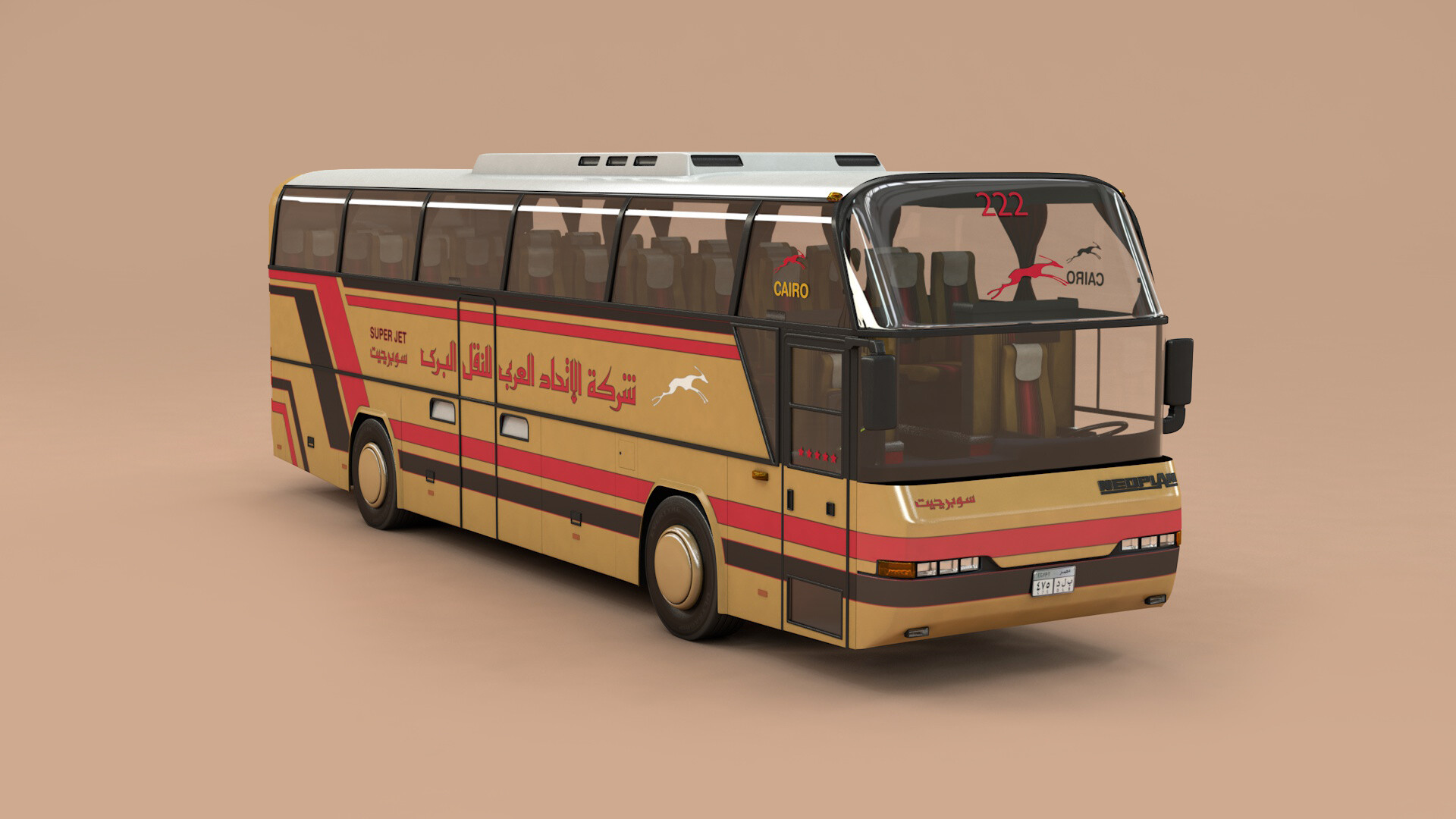 ArtStation - SUPER JET BUS