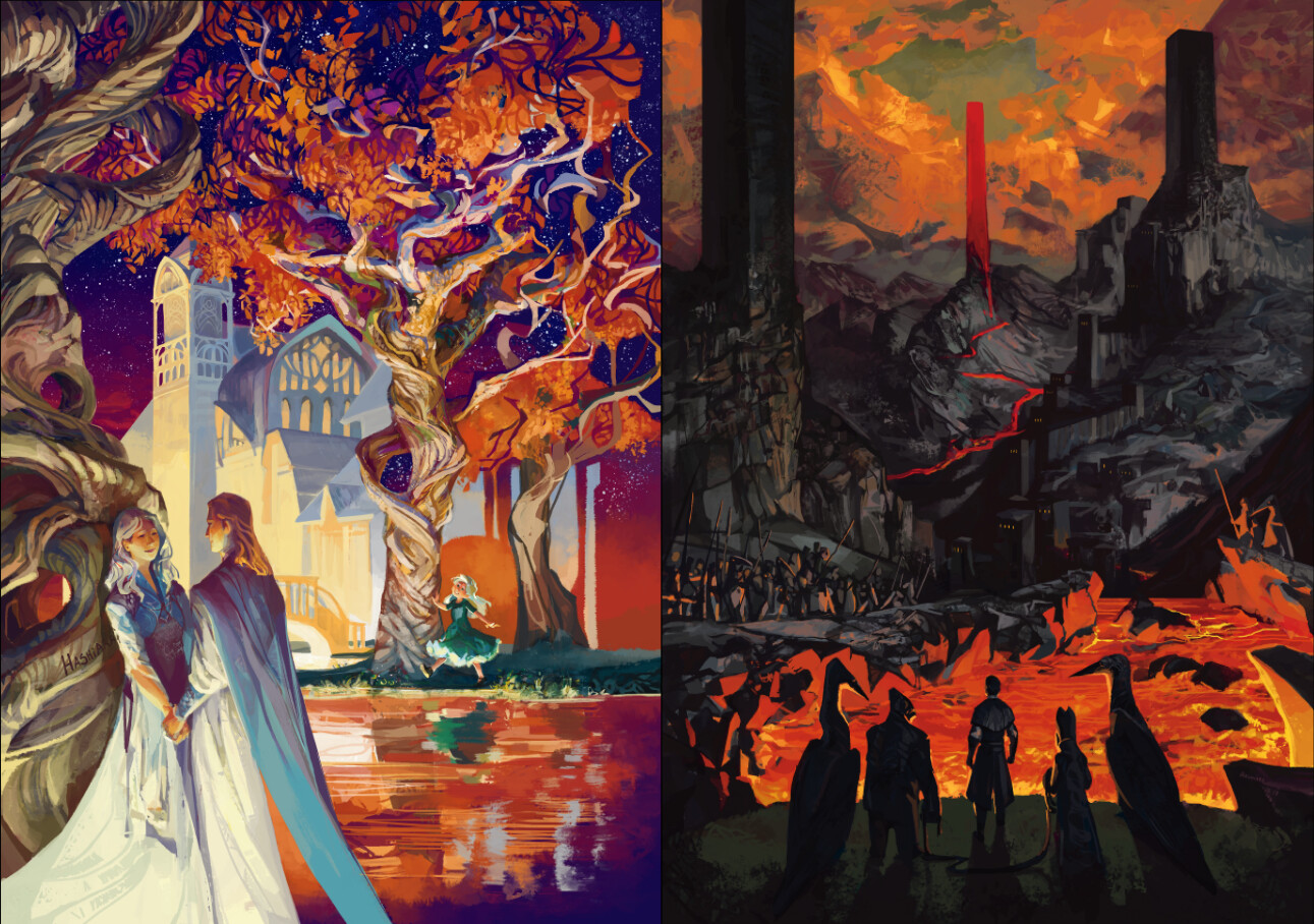 ArtStation - Fantasy book illustrations