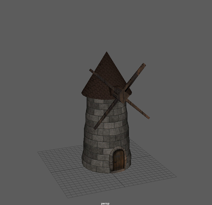 ArtStation - 3D Mill Model