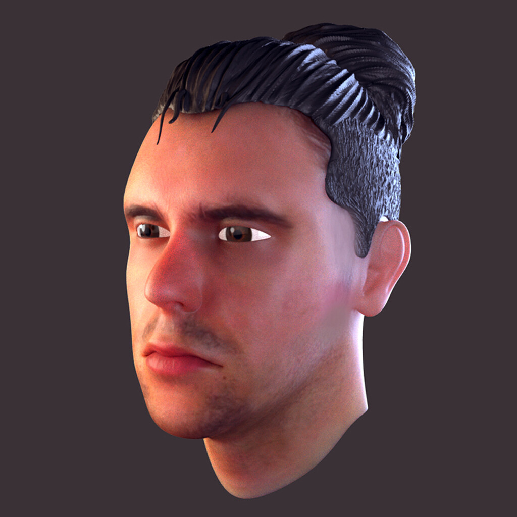 ArtStation - Face Sculpt 3D Artwork