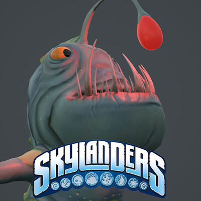 ArtStation - Skylanders Inspired Character - Angler Fish (Animation Ready)