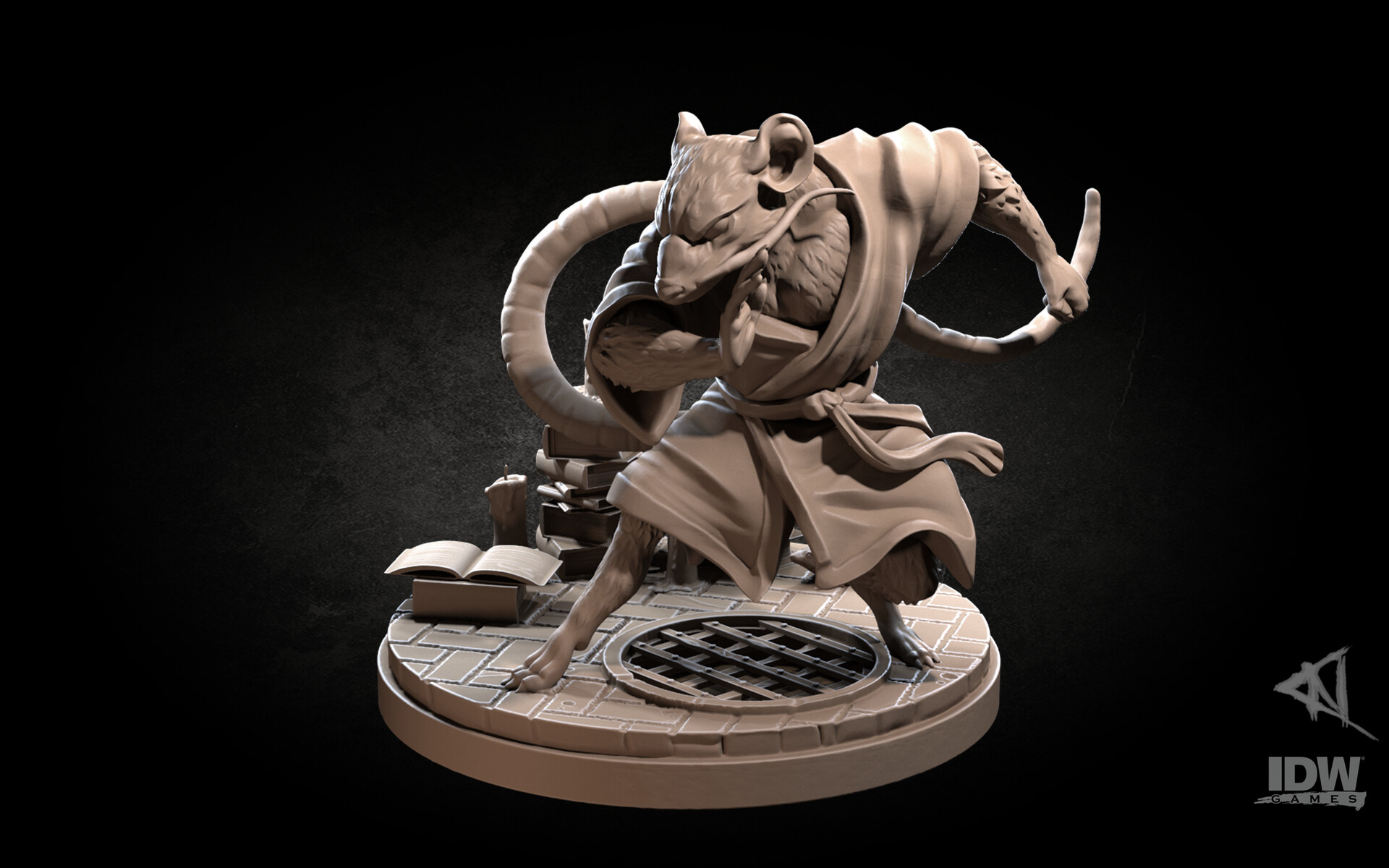 ArtStation - TMNT Splinter Miniature