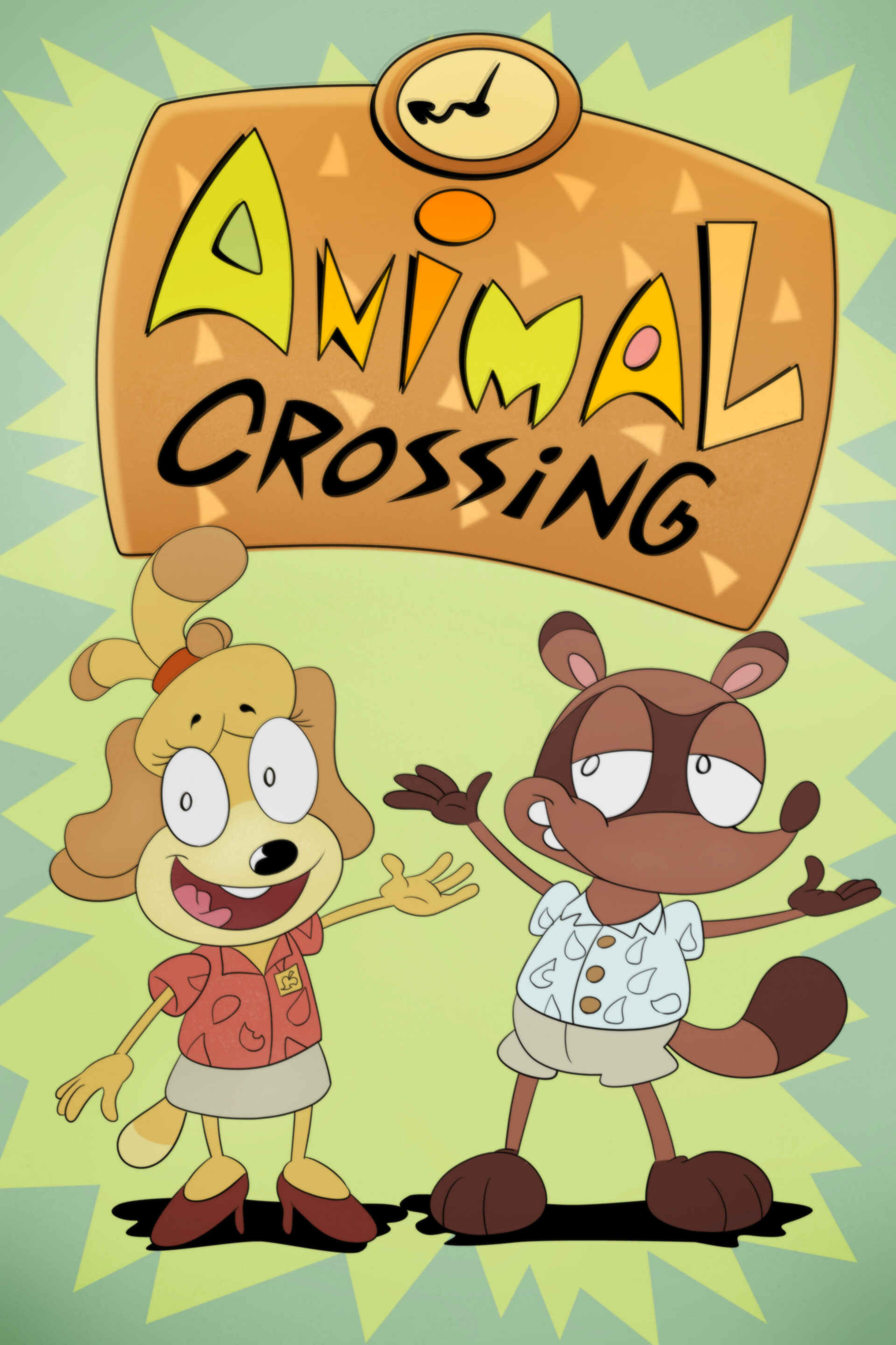 ArtStation - Animal Crossing in Rocko's Modern Life style!