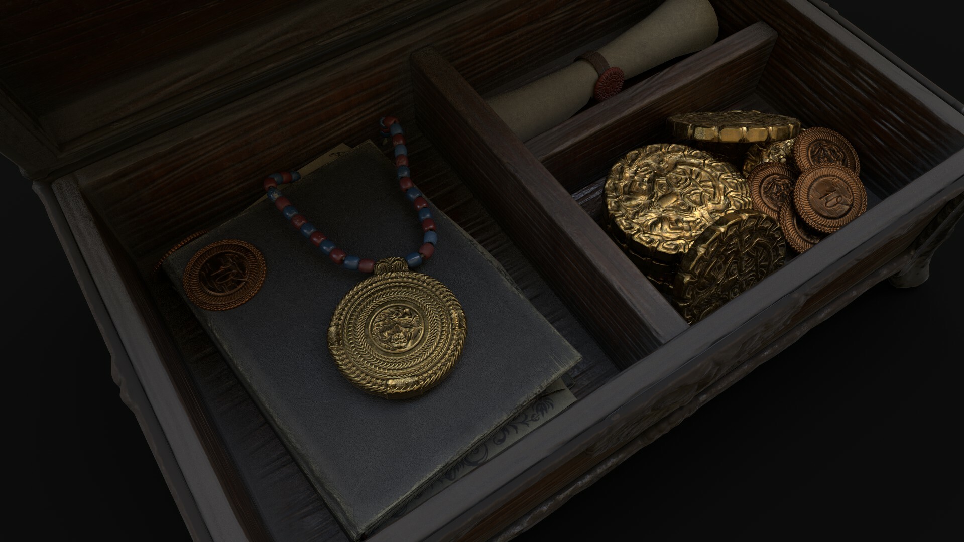 ArtStation - Treasure hunter props