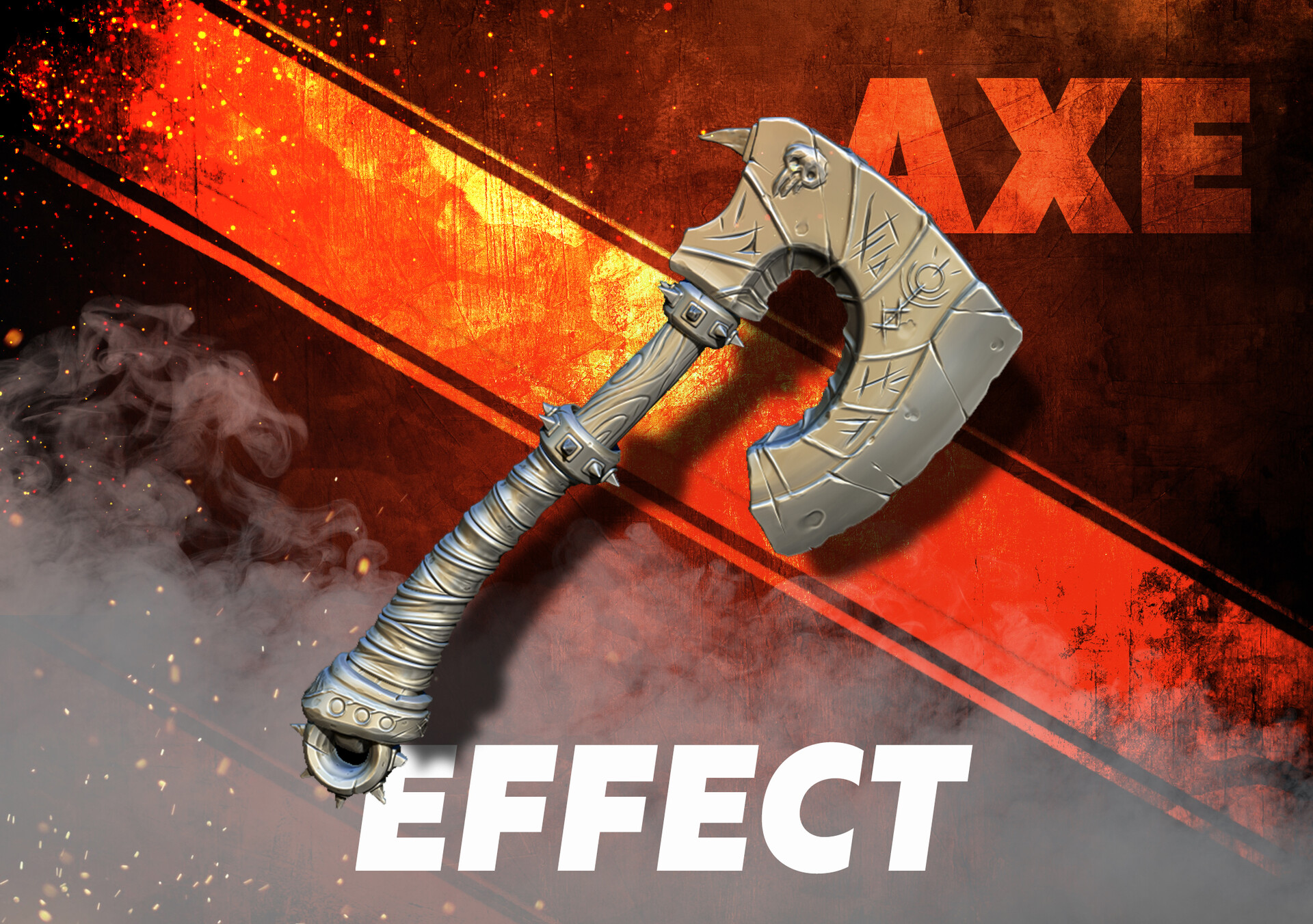 ArtStation - Rune axe concept