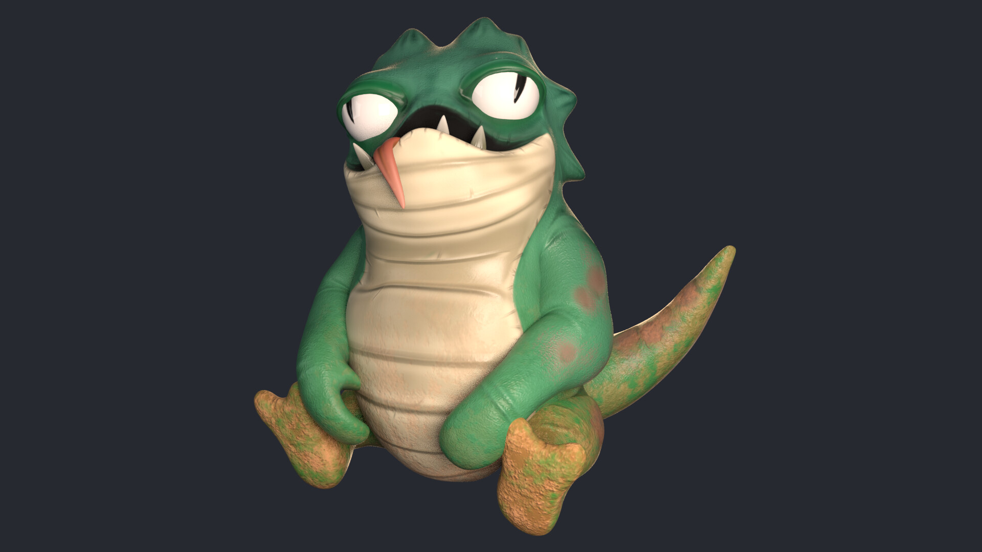 ArtStation - LITTLE LIZARD MONSTER