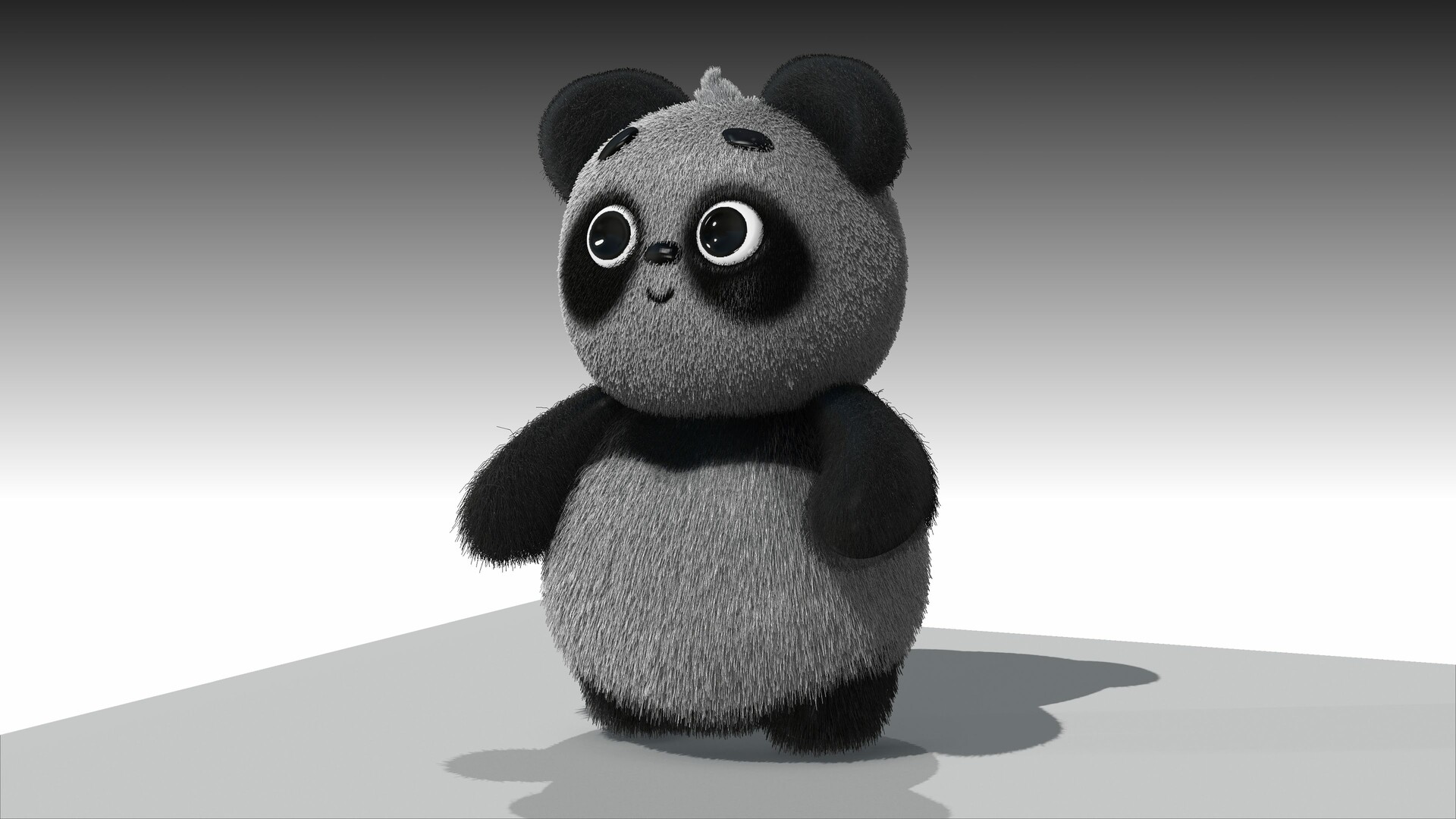 ArtStation - Cute panda