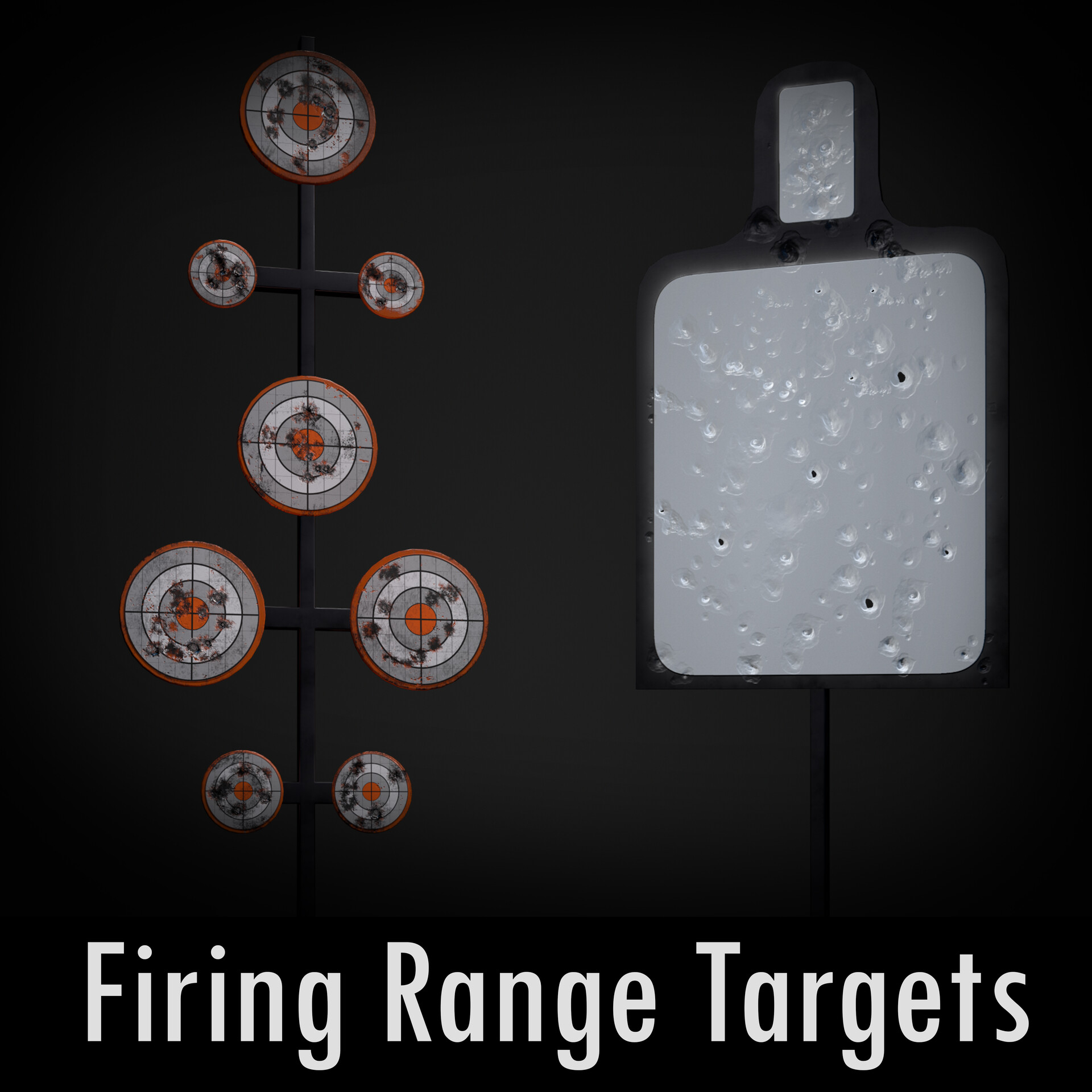 ArtStation - Firing Range Targets