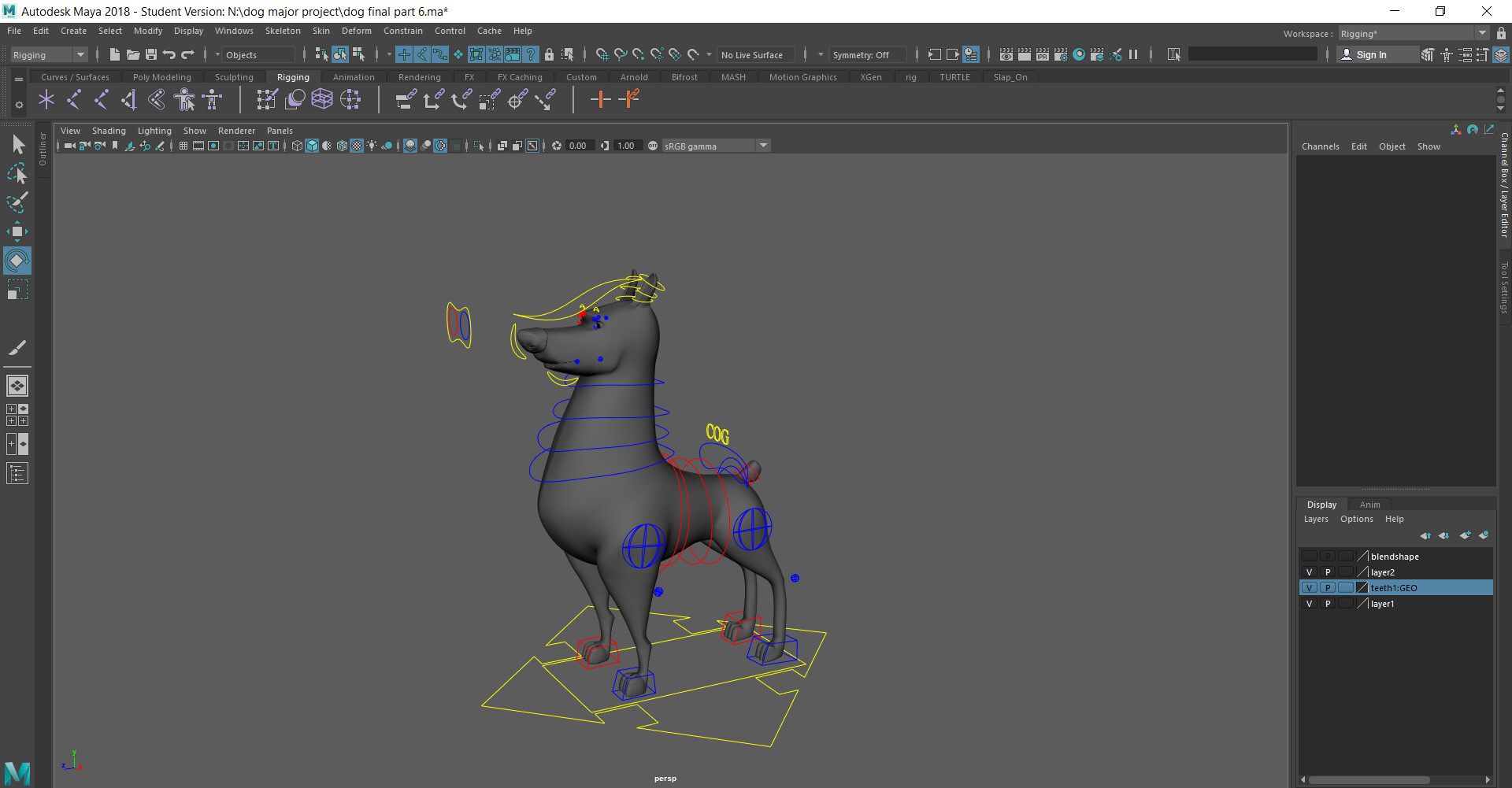 ArtStation - Dog Rig