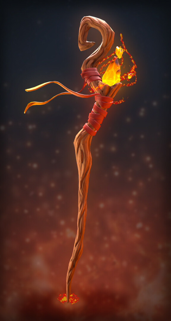 ArtStation - Magical Fire Wand