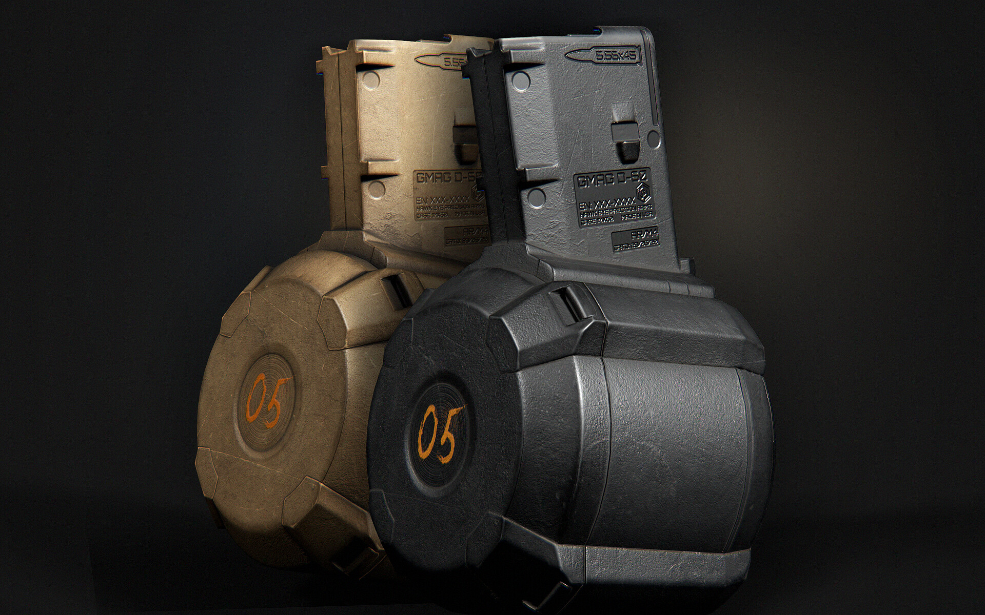 ArtStation - Magpul PMAG D-60