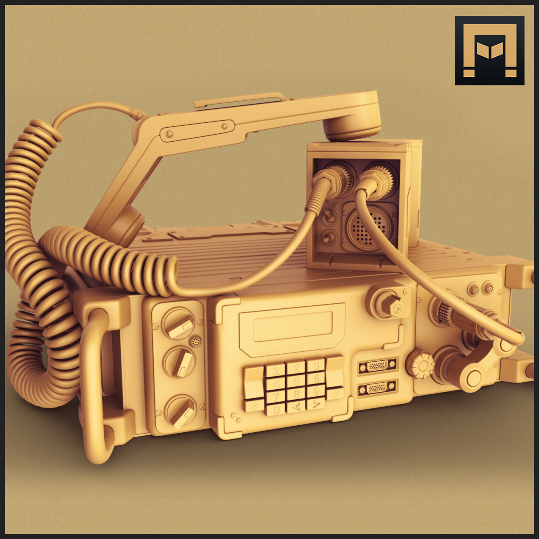 ArtStation - Military Radio