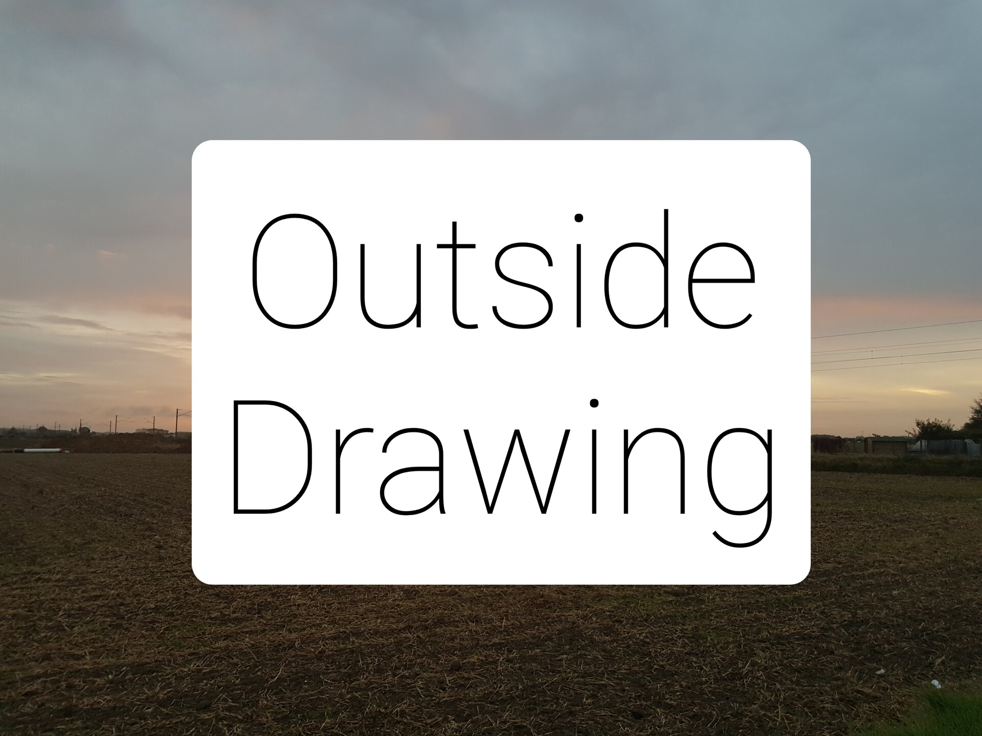 ArtStation - Outside Sketches work class.