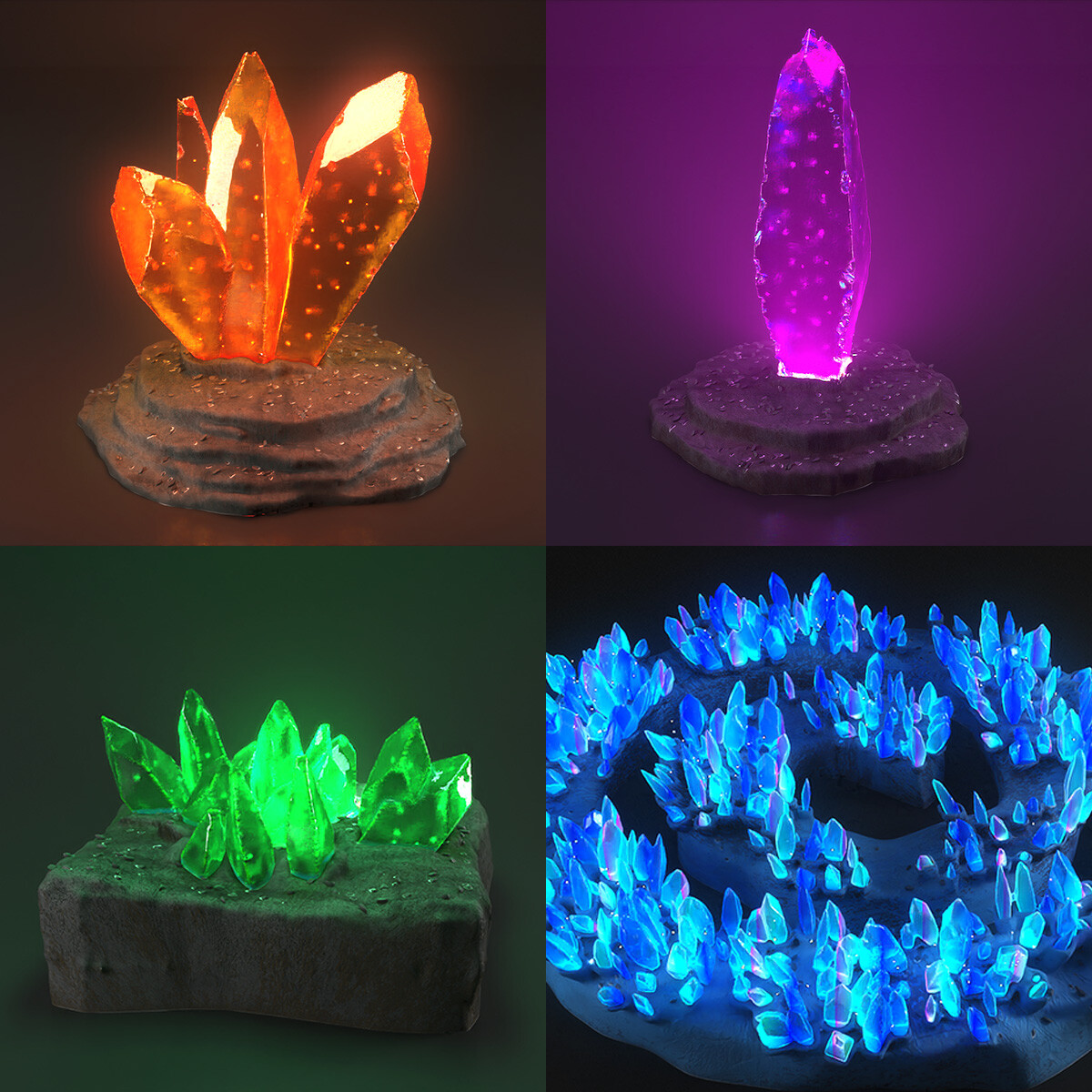 ArtStation - Crystal Maker with Houdini