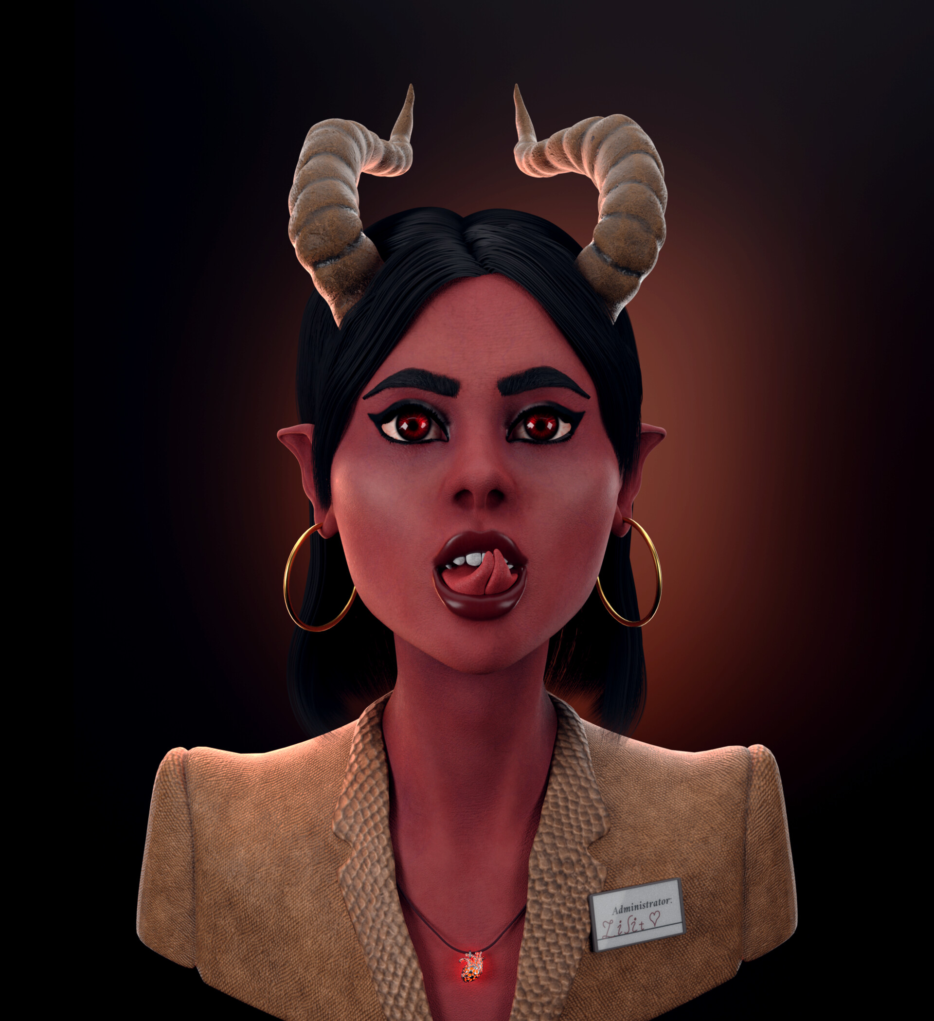 ArtStation - Devil girl