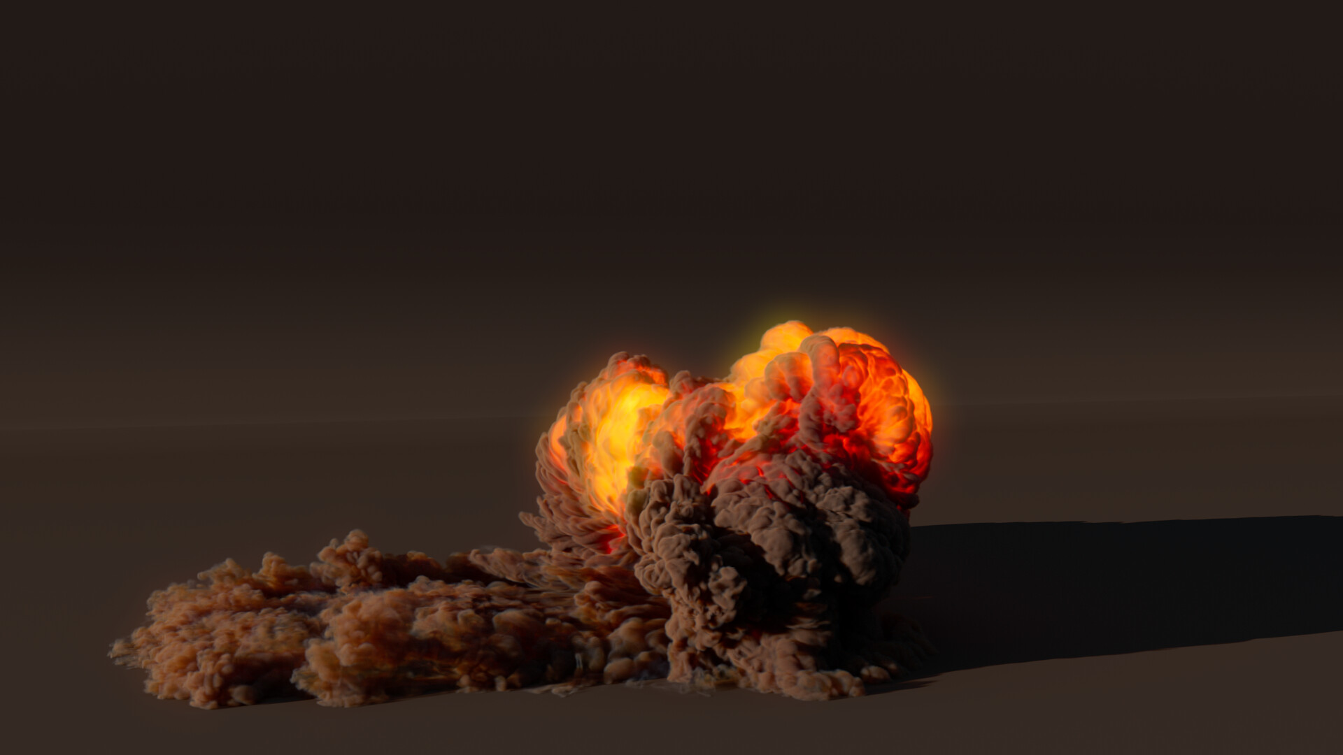 ArtStation - Rolling Large Scale Explosion - Houdini 18