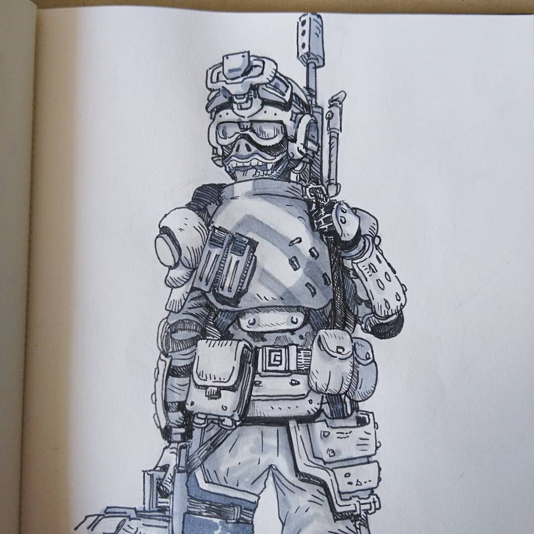 ArtStation - Military concept art (2019) A5 size