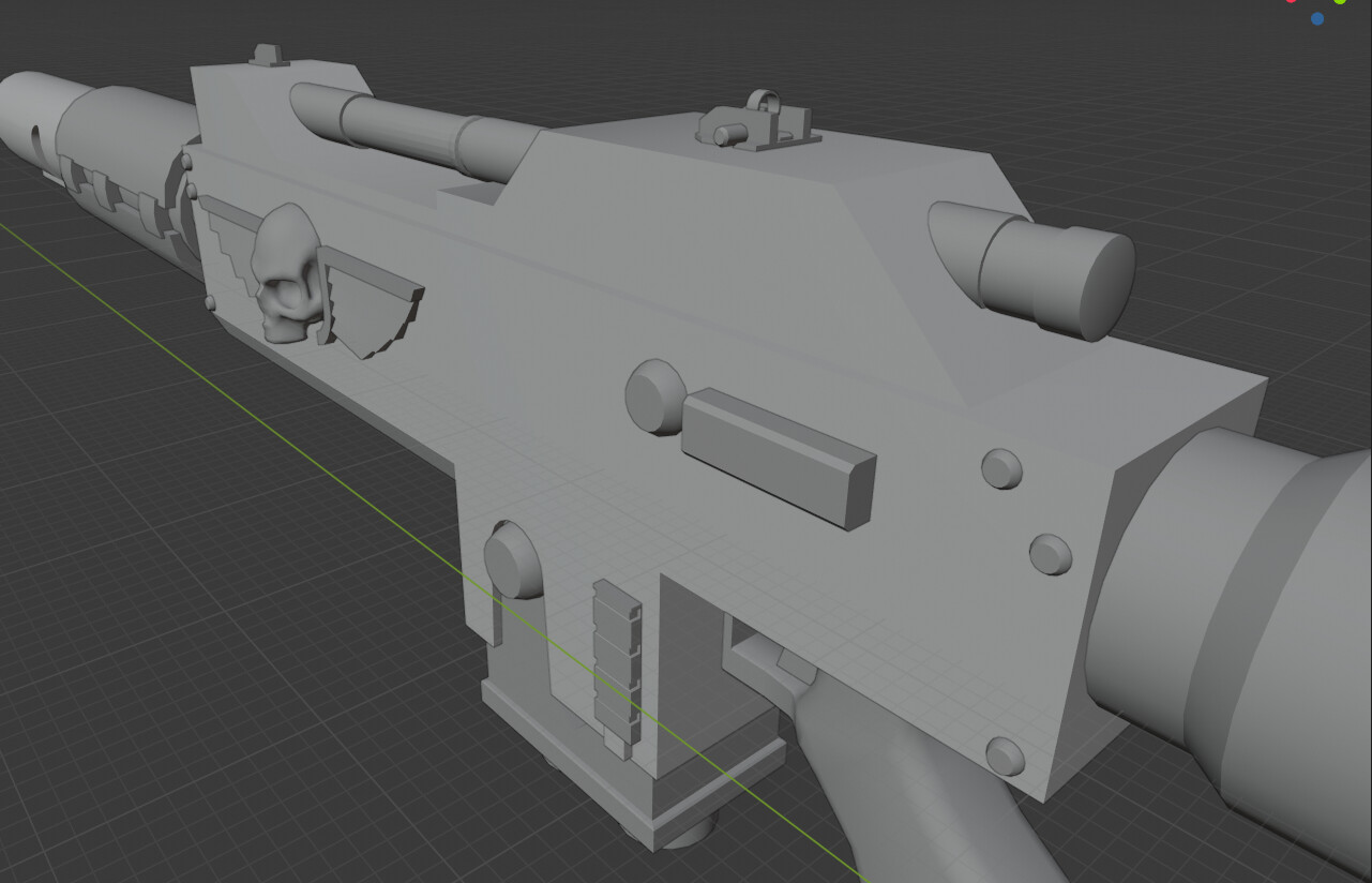 ArtStation - 40K Hellgun