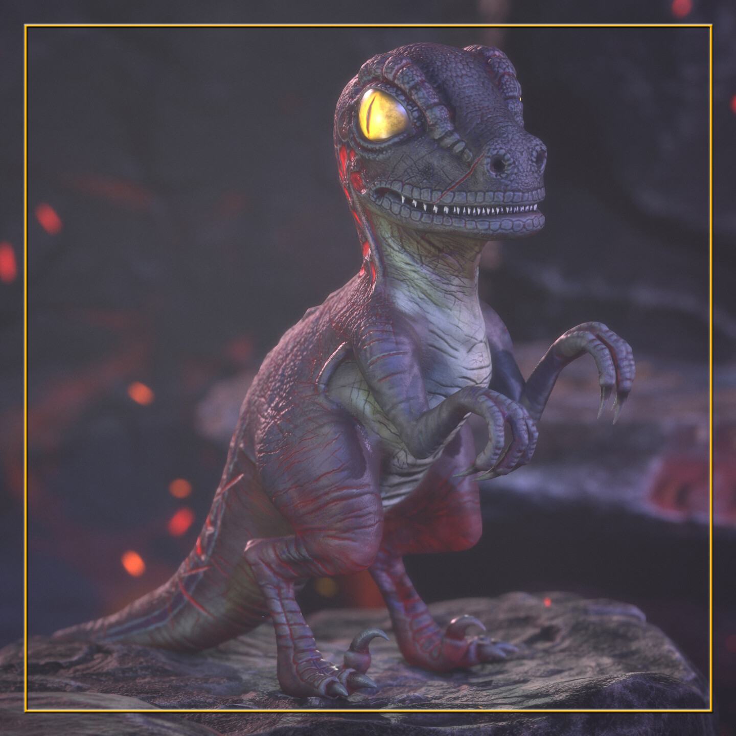 ArtStation - Lost Cave - Rexy Blue's Scene