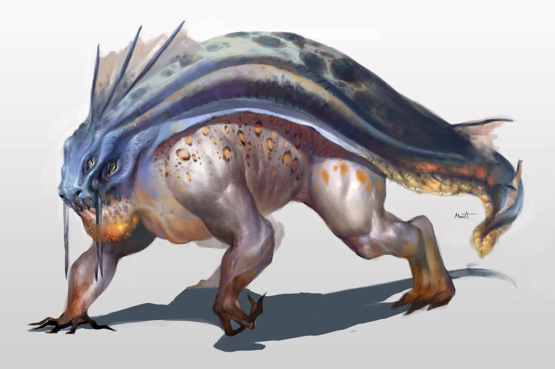 ArtStation - frog concept creature