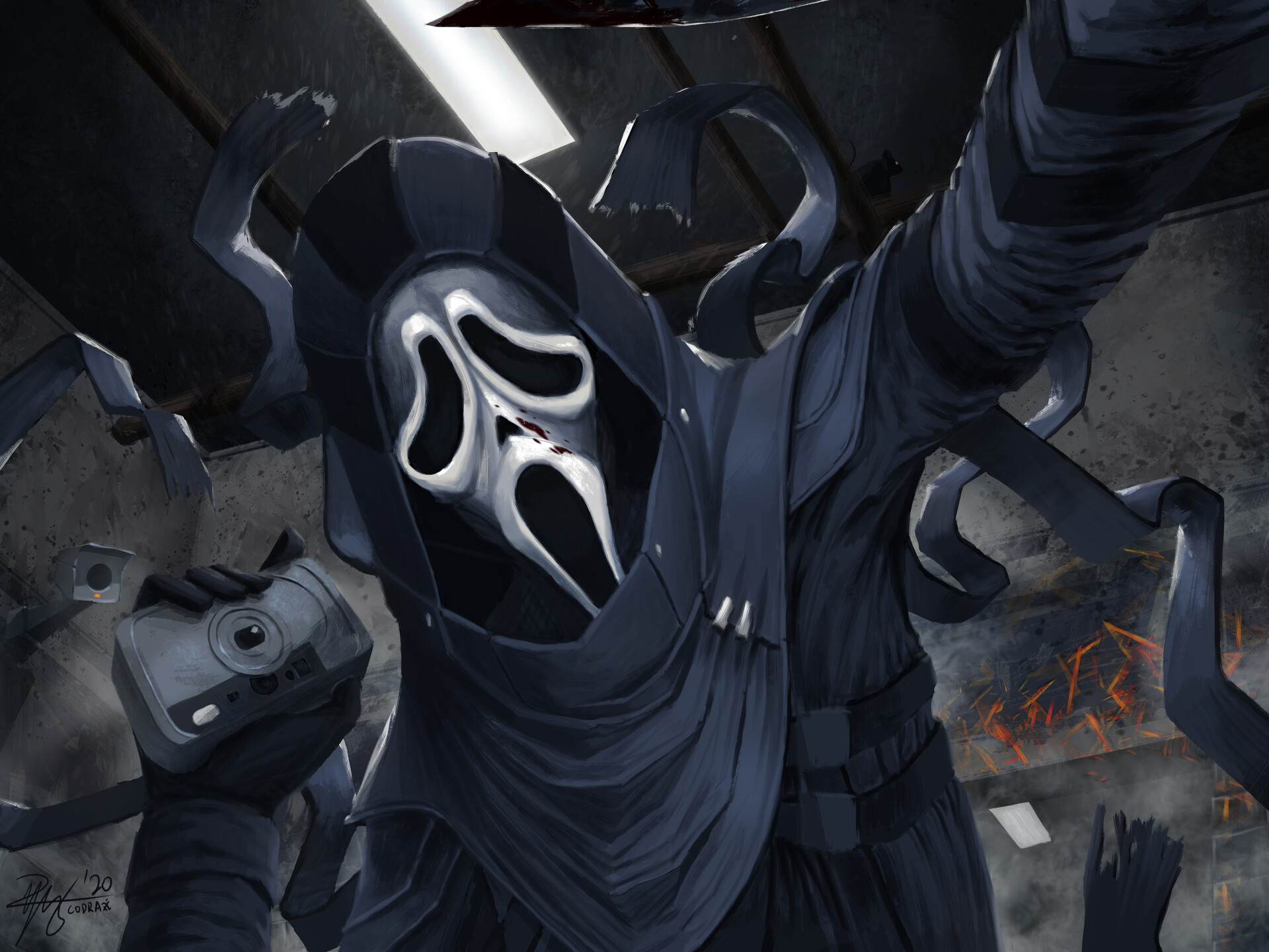 ArtStation - Smile for Philly - Dead by Daylight Ghostface Fanart