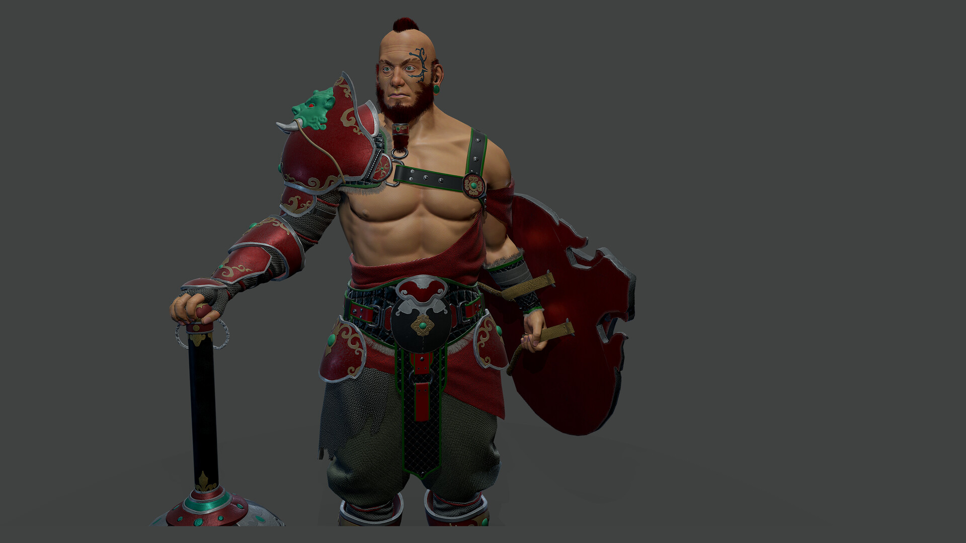 ArtStation - Ulan - Game Ready Character