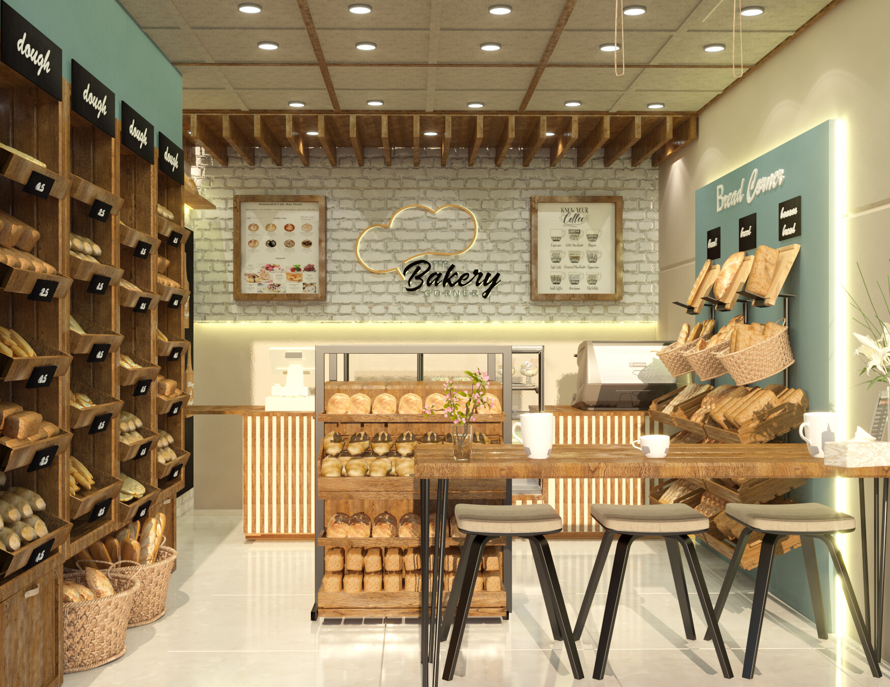 ArtStation - Bakery Visualisation