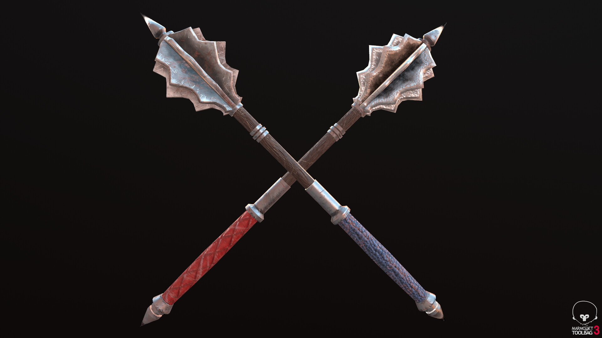 ArtStation - Battleworn Flanged Mace, Eric Burer