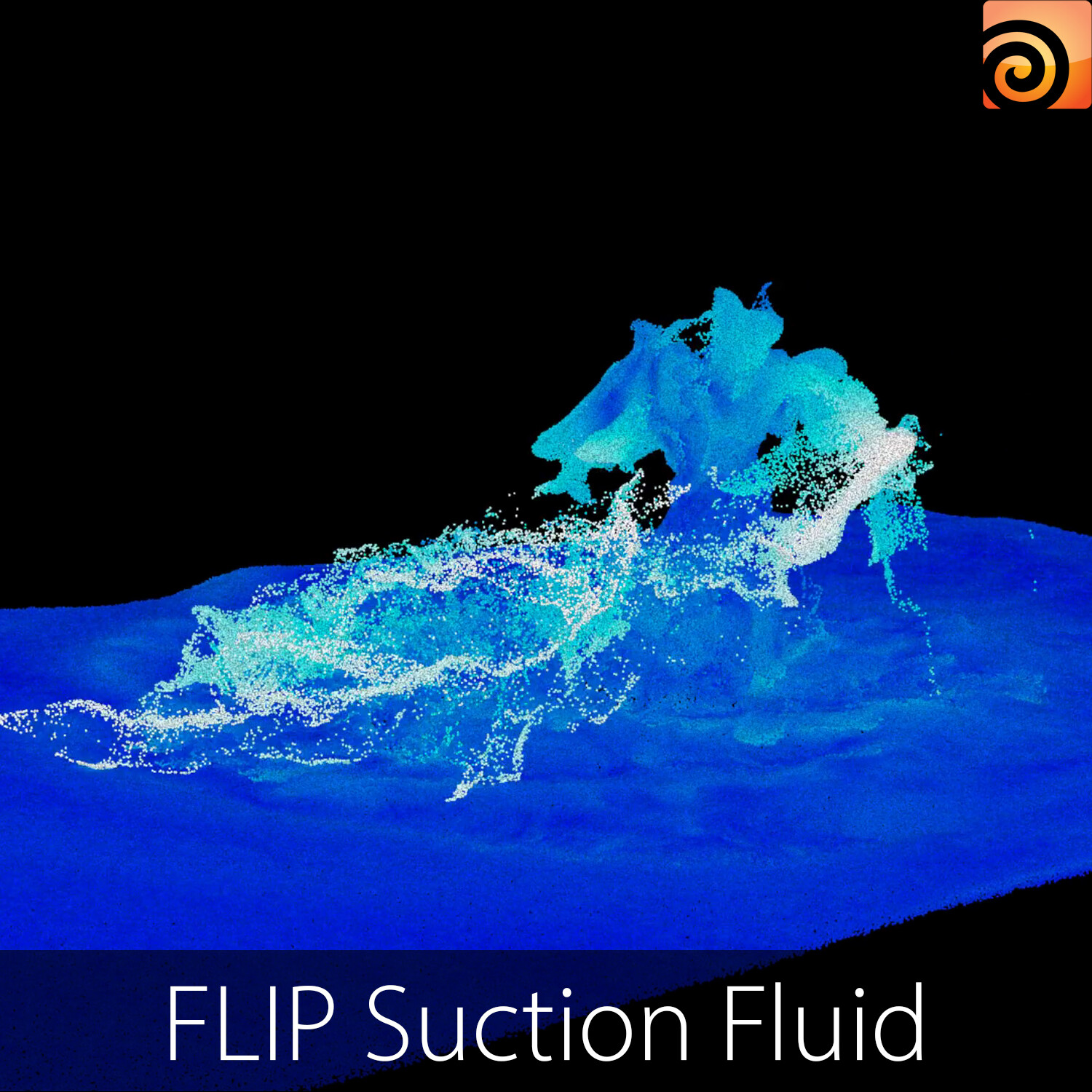 ArtStation - Houdini FLIP Suction Fluid Study