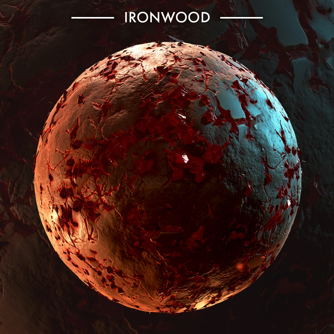 ArtStation - Substance Designer - Iron Mineral