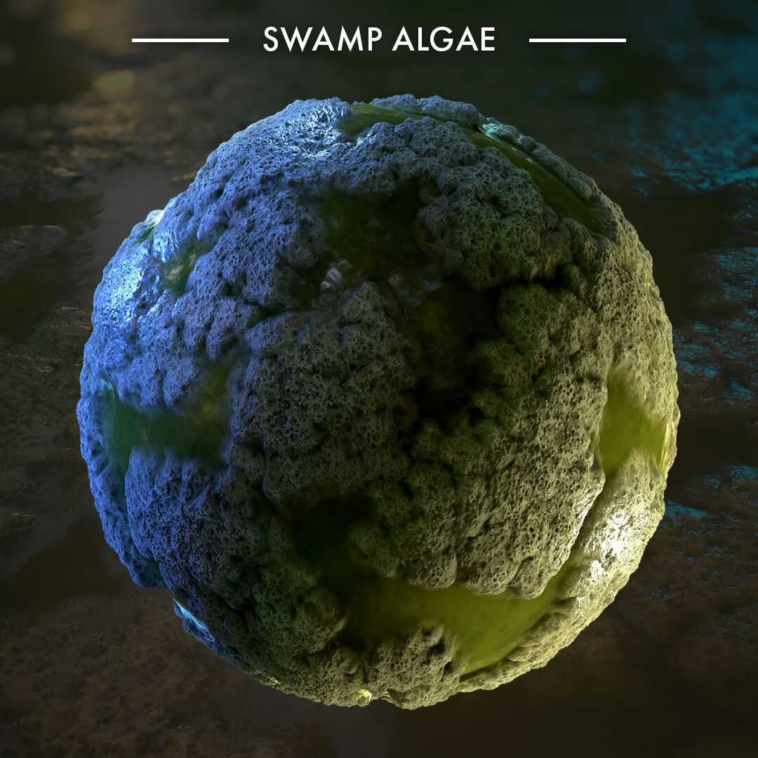 ArtStation - Substance Designer - Swamp Algae