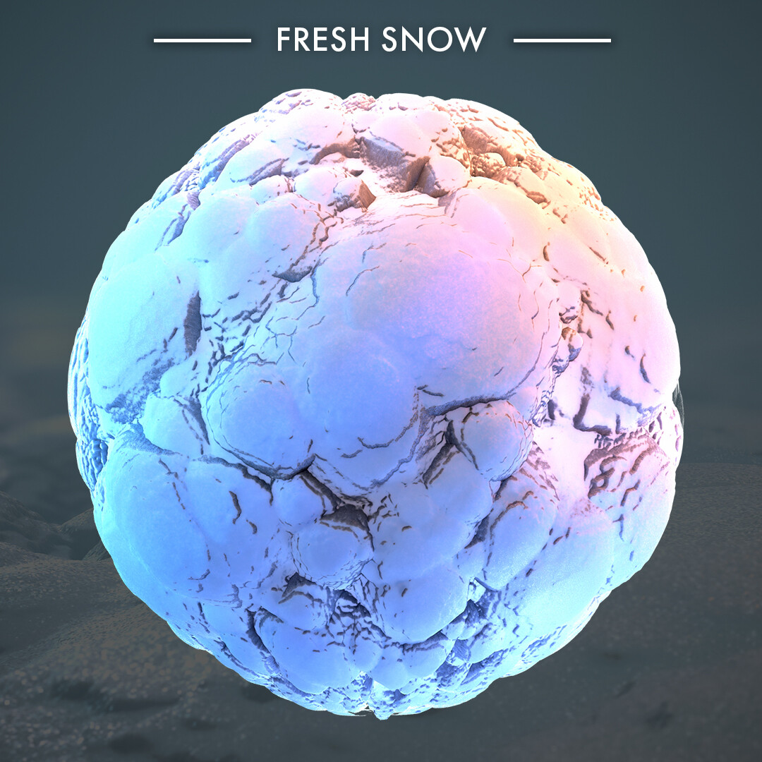 ArtStation - Substance Designer - Fresh Snow