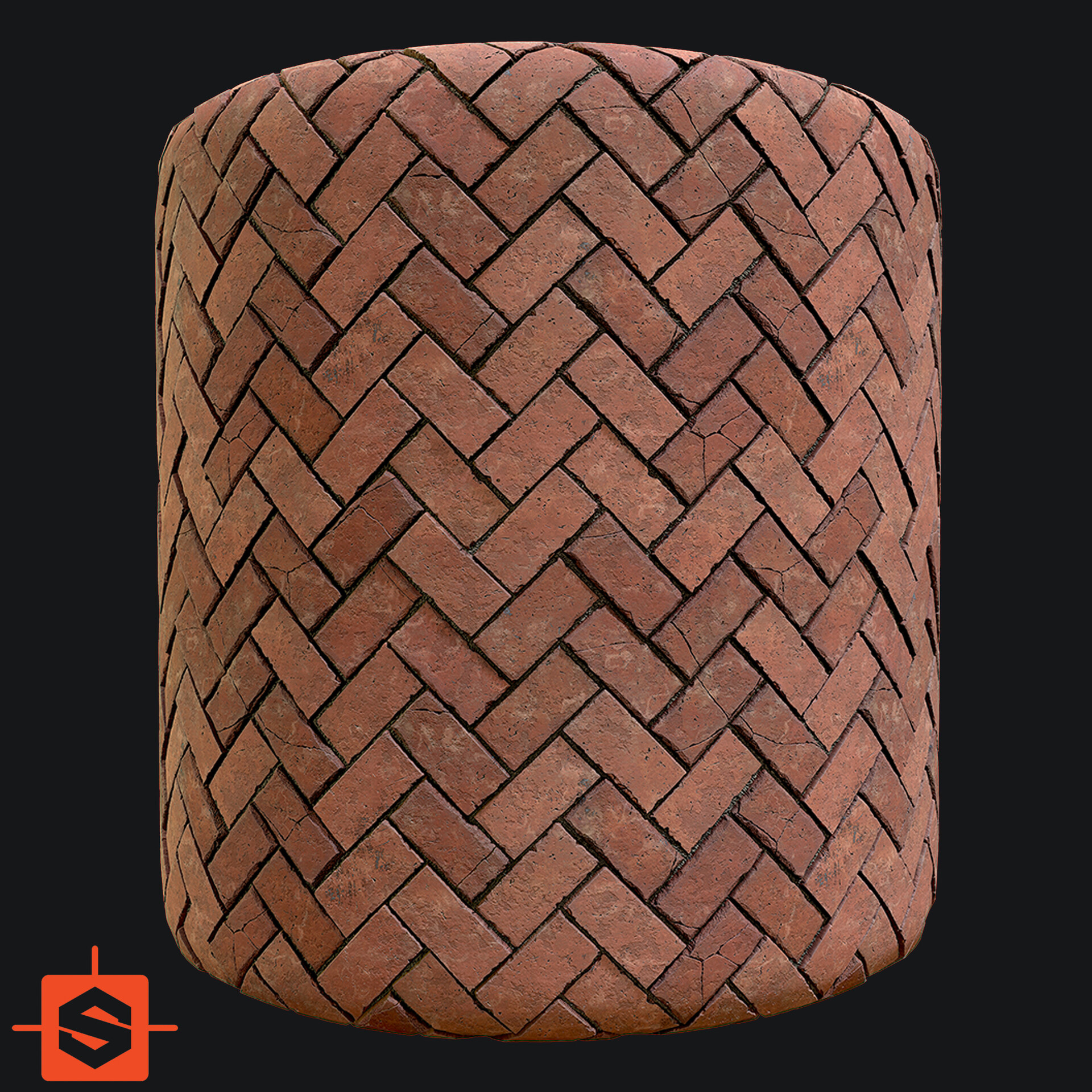 ArtStation - Herringbone Brick Material
