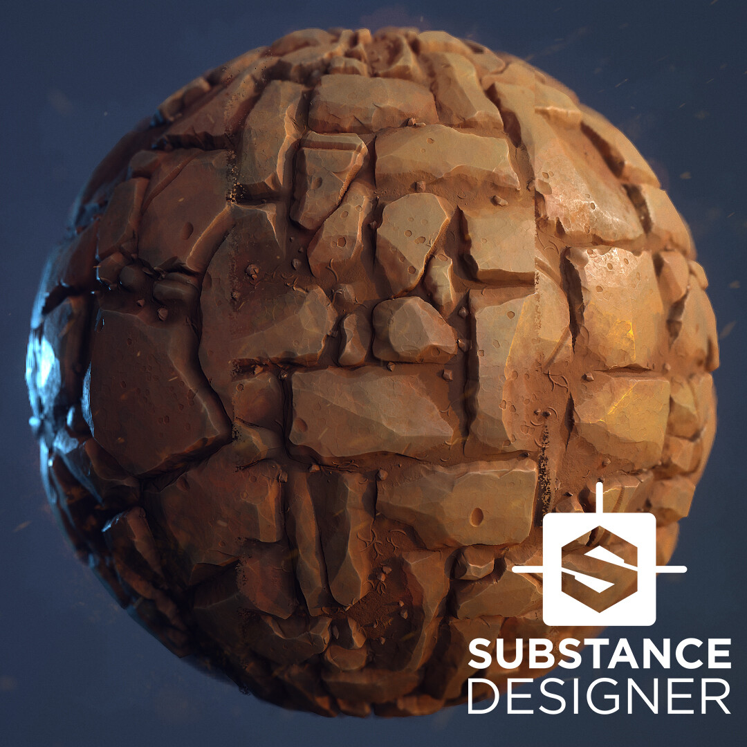 ArtStation - Stylized Dungeon Floor Material