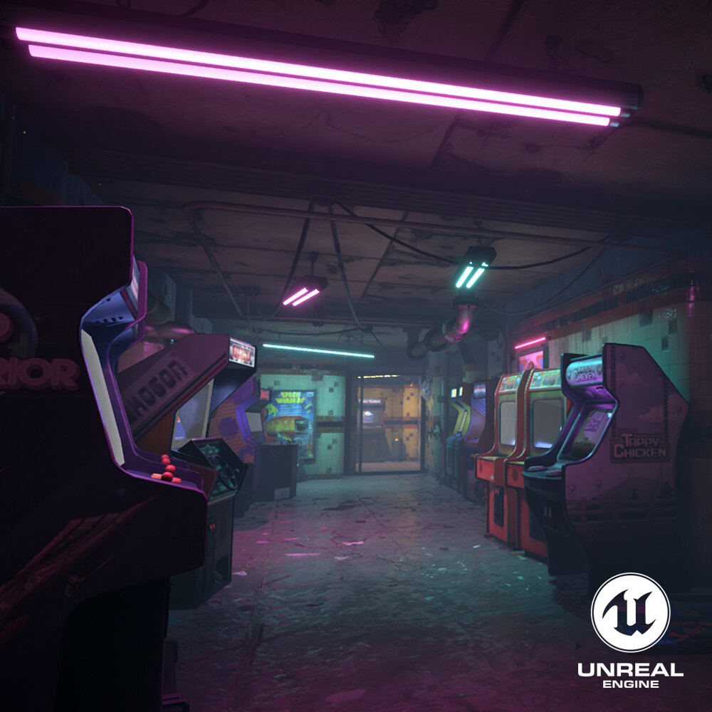 ArtStation - Underground Arcade