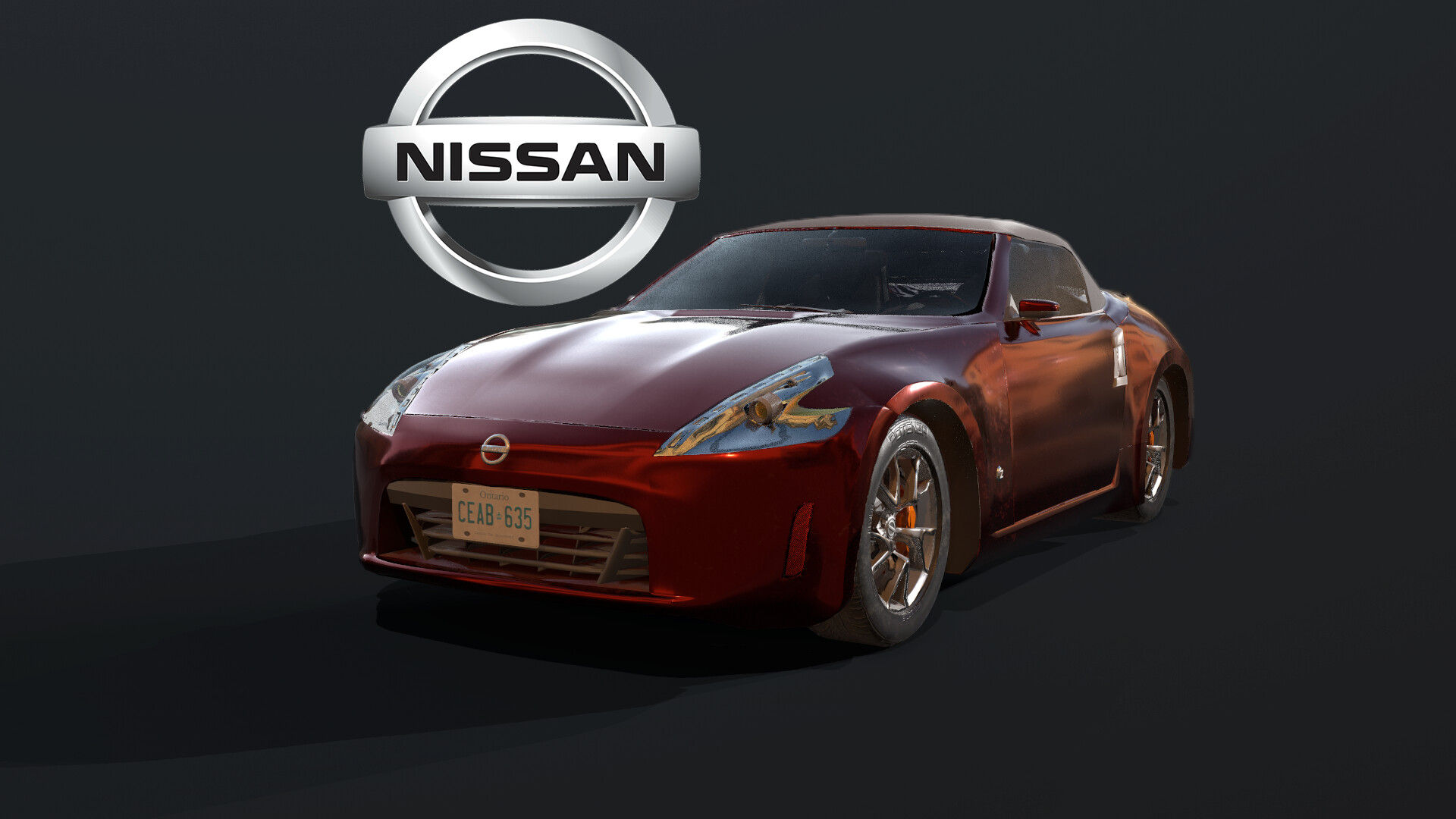 ArtStation - Nissan 370Z Roadster