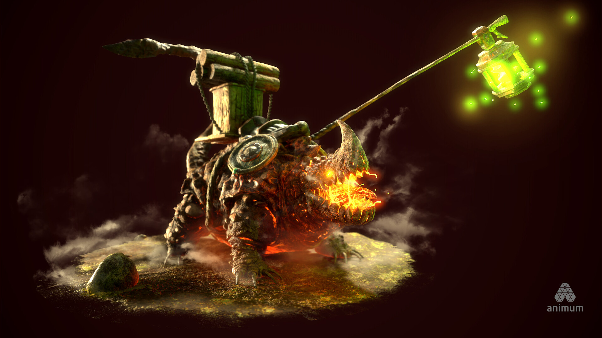 ArtStation - Tortoise Monster Mount