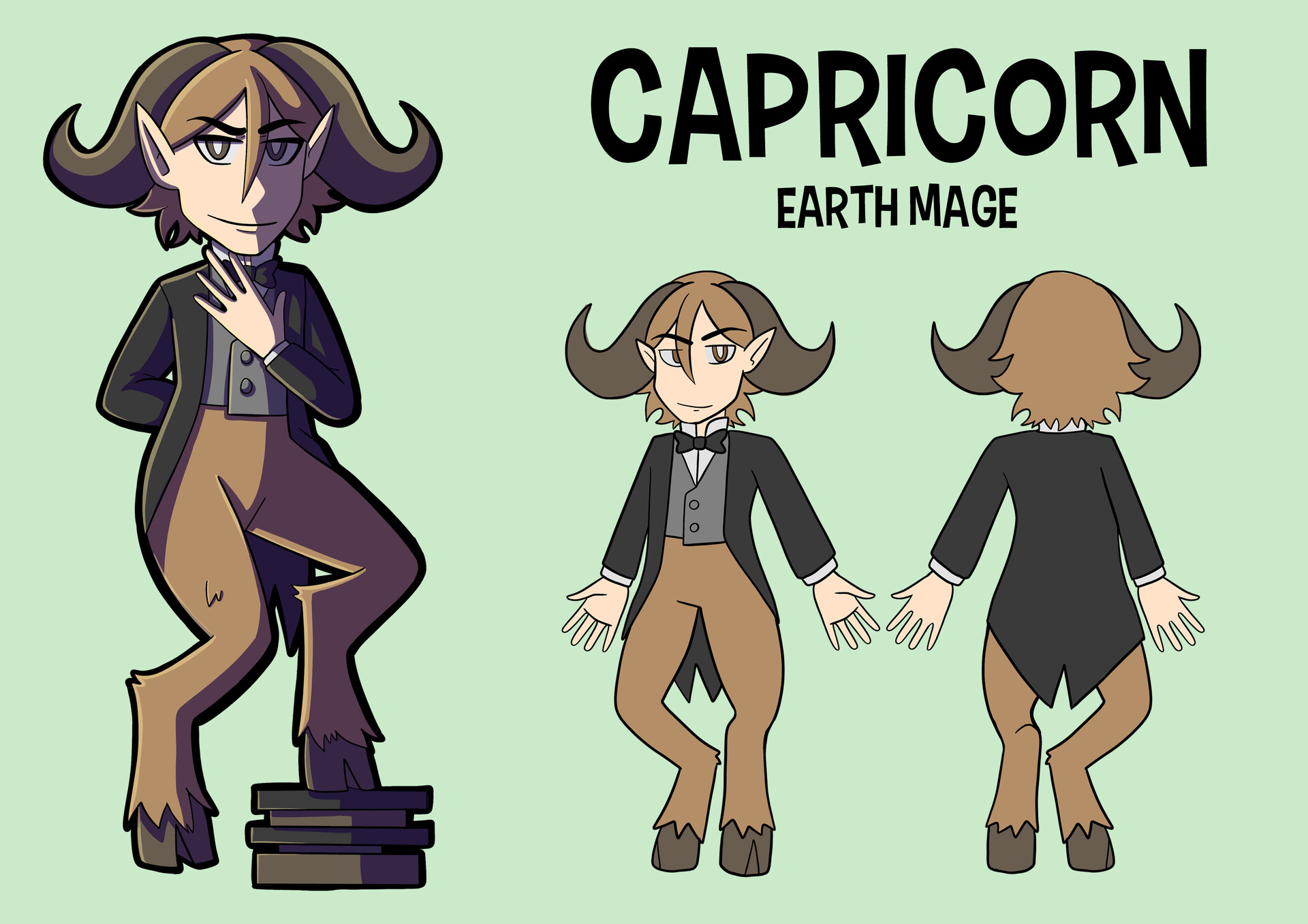 ArtStation - Zodiac Earth Signs Concept Art - A Stars Sign