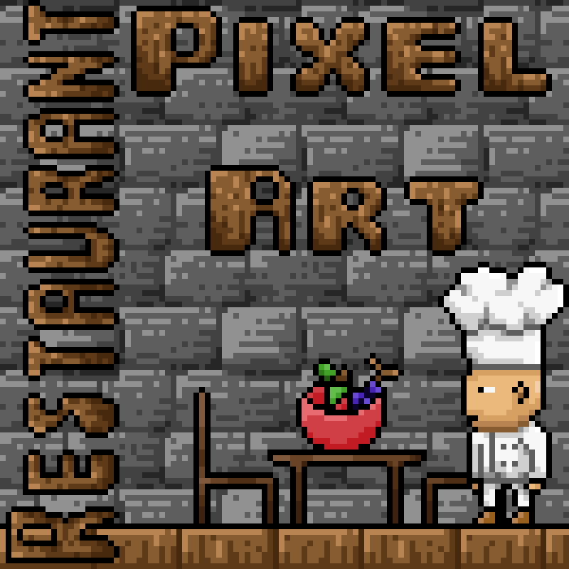 ArtStation - Restaurant Pixel Art