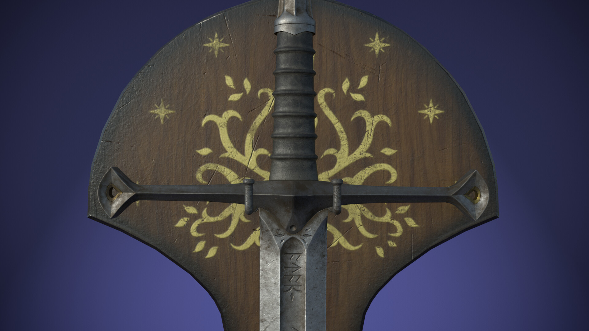 ArtStation - Anduril, the Aragorn's Sword