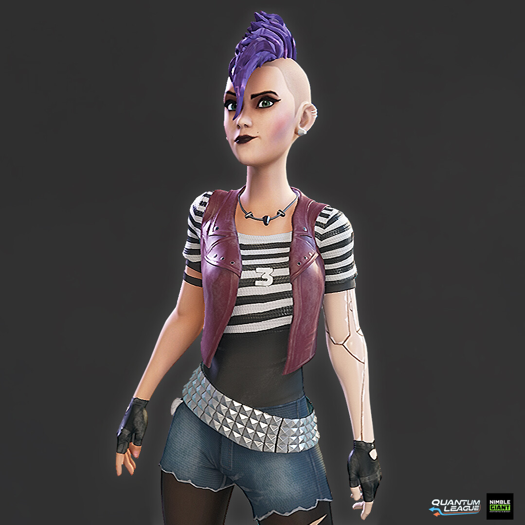 ArtStation - LEVKA URBAN - Quantum League - Game Character