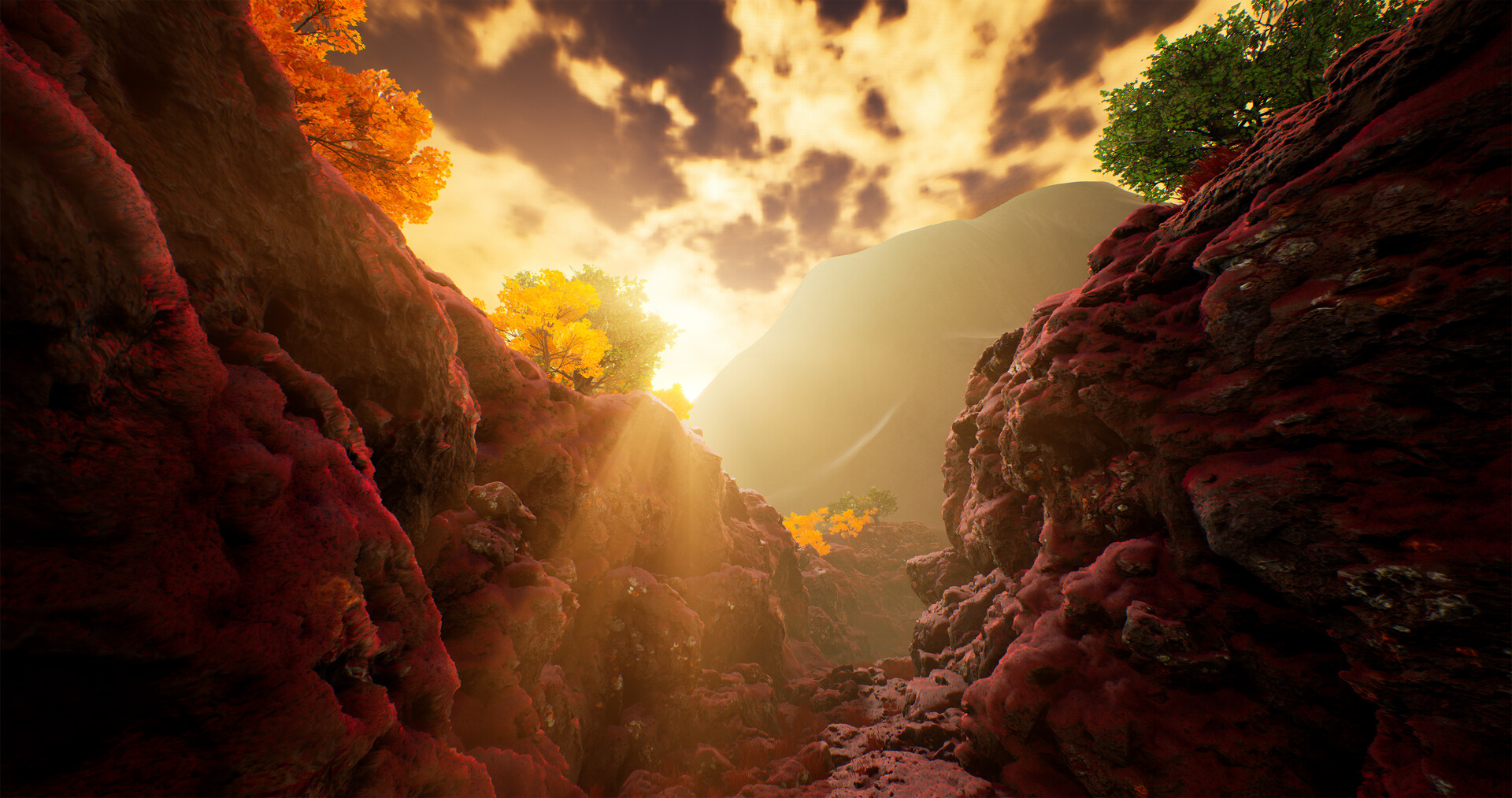 ArtStation - Alien Planet Ravine