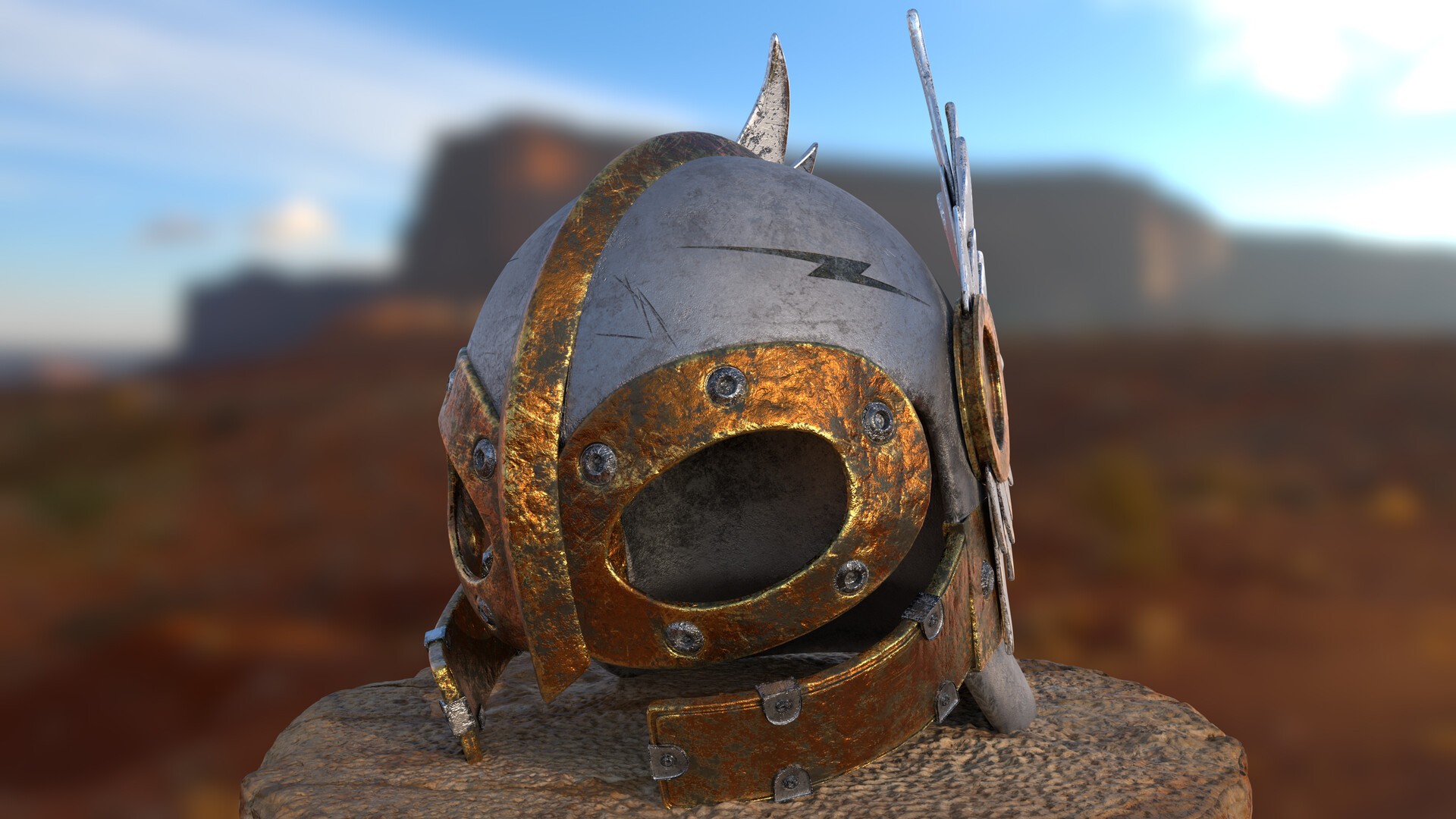 ArtStation - God Helmet