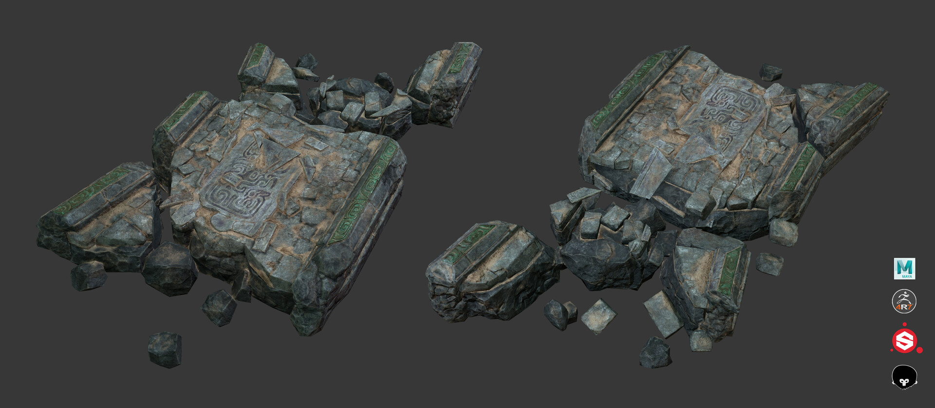 ArtStation - Stone bridge