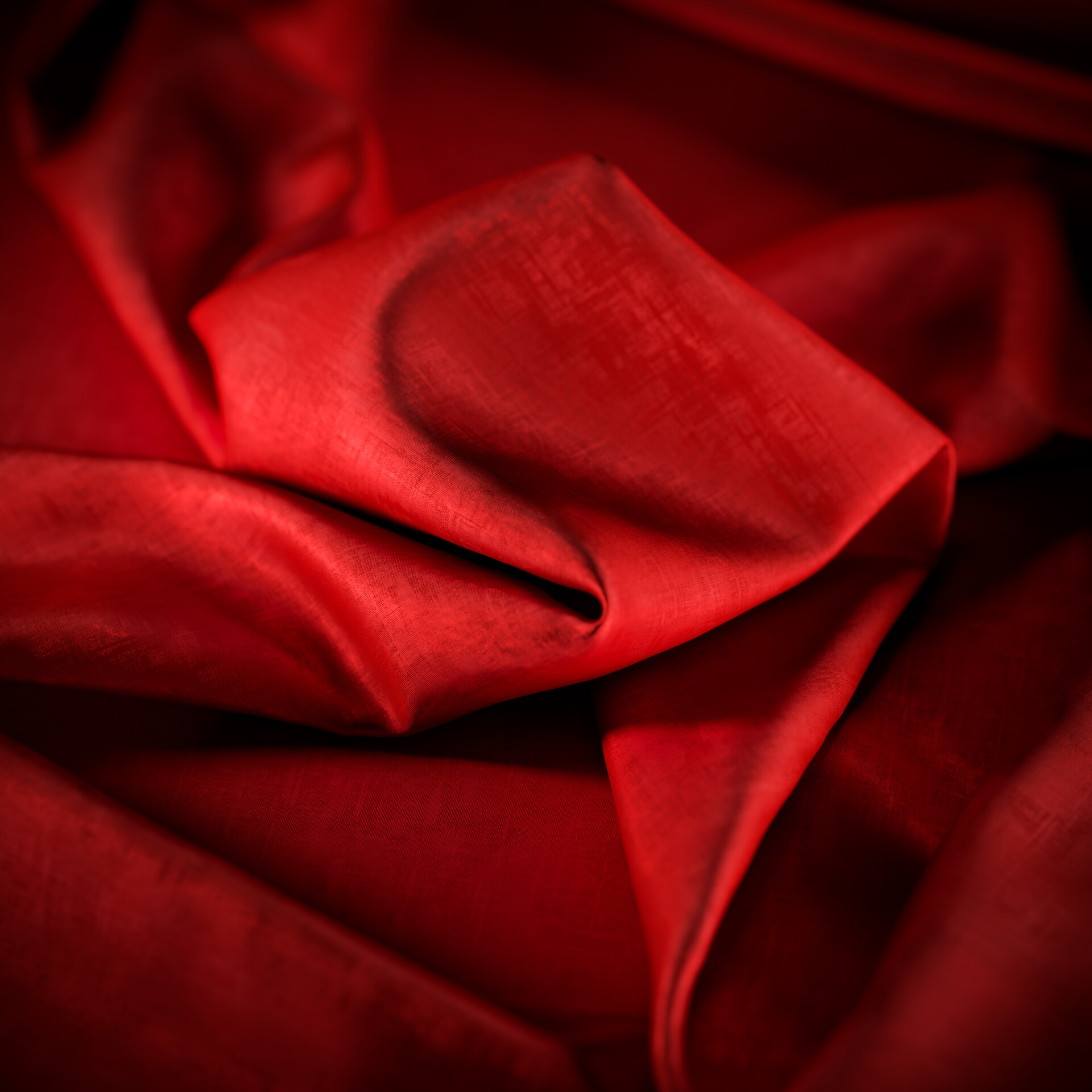 Patrick Dalla Torre - Materials ~ Fabrics ~ red silk