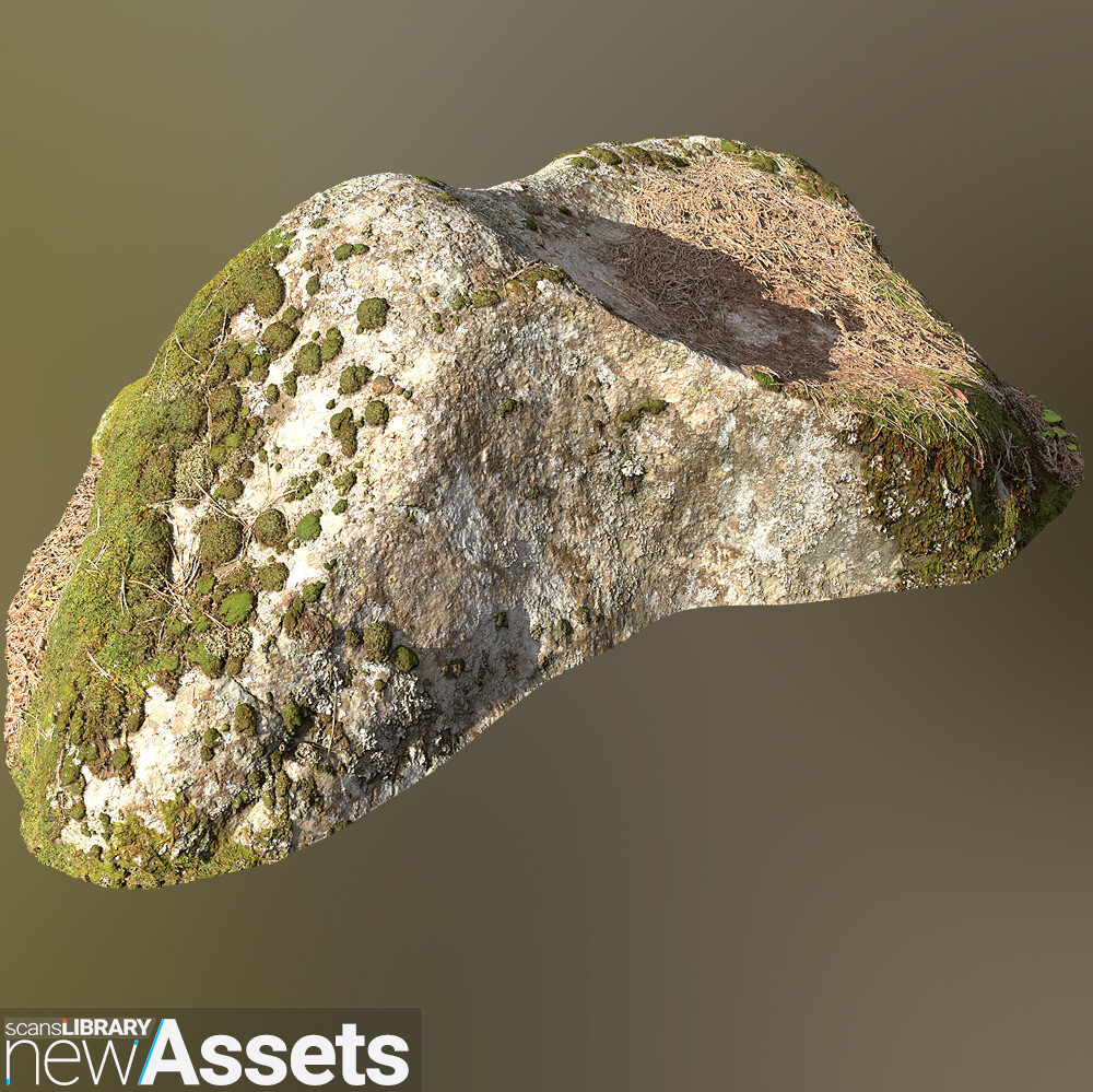 ArtStation - Mossy Rocks (NEW)