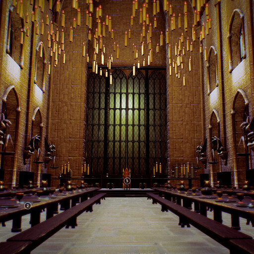 ArtStation - Howarts Great Hall