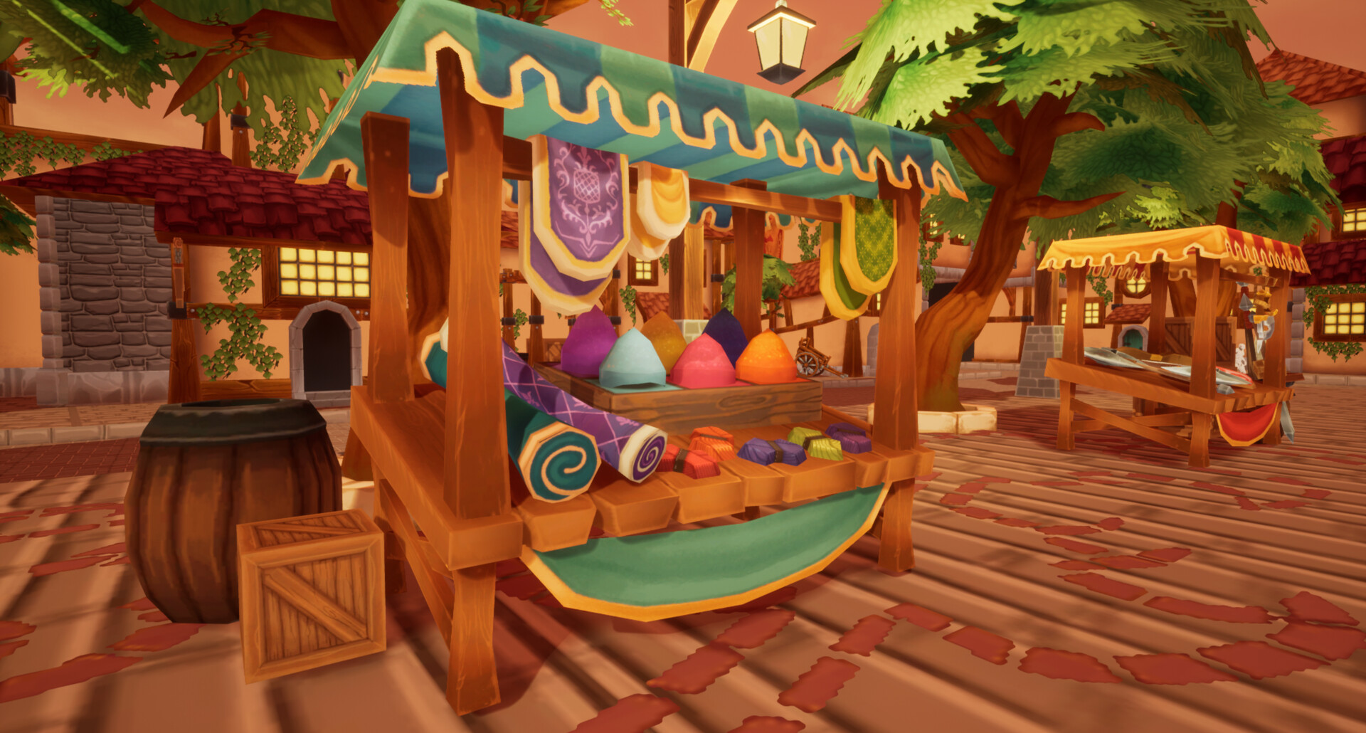 ArtStation - Ashleigh Stoneman's Stylised town.